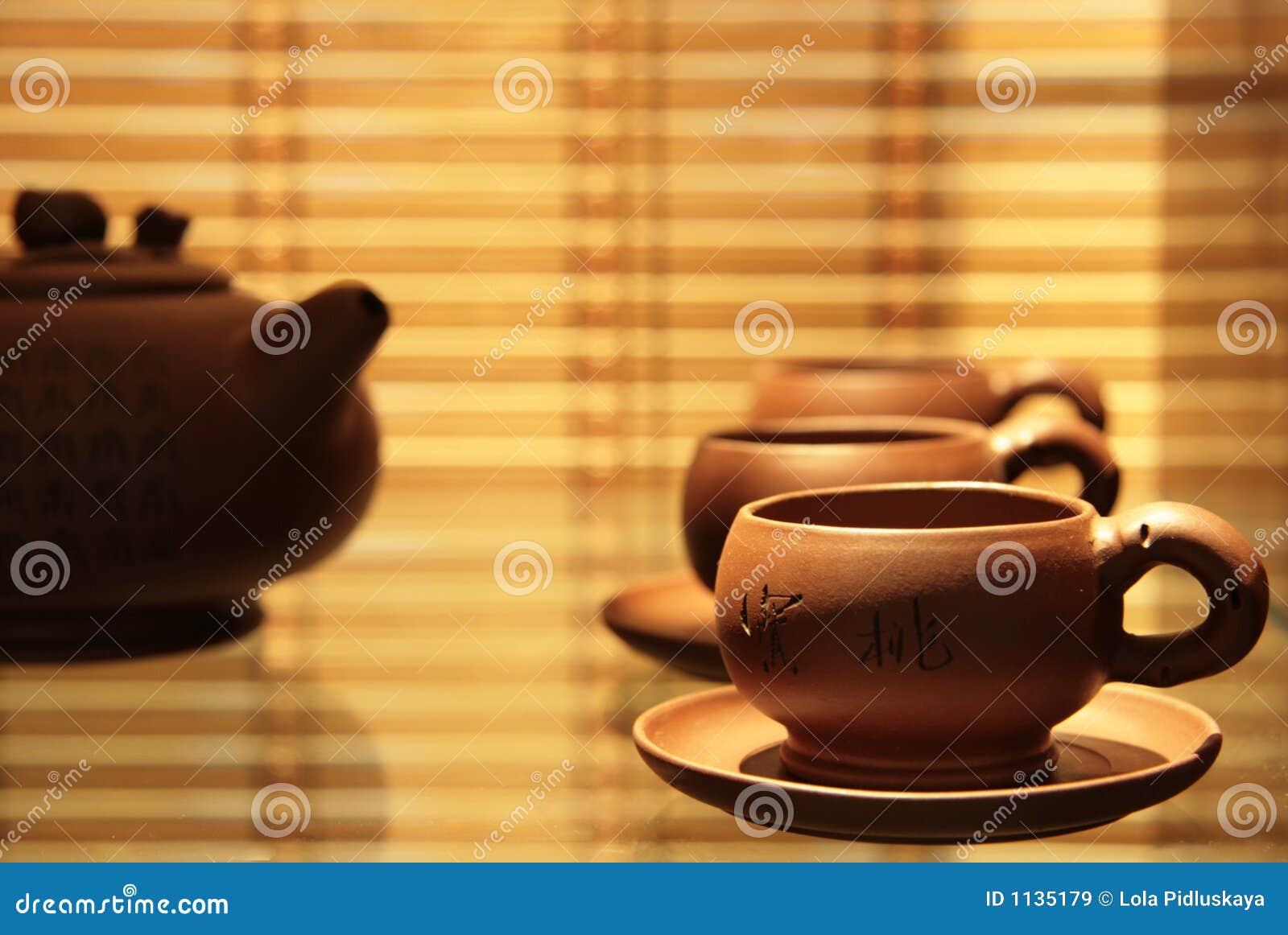 Tea service stock image. Image of teapot, service, hainan - 1135179