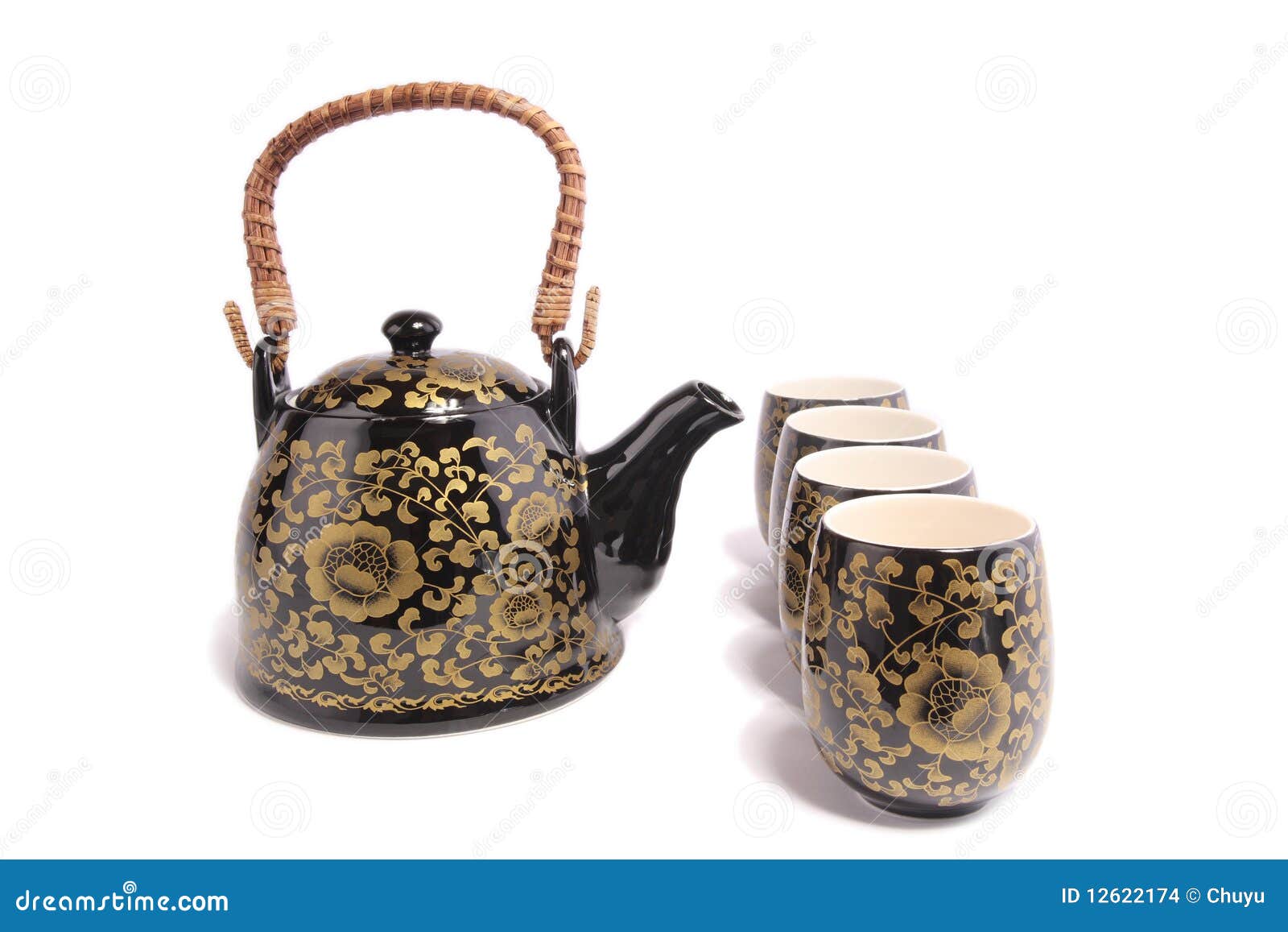 Tea service stock photo. Image of chinese, comfortable - 12622174