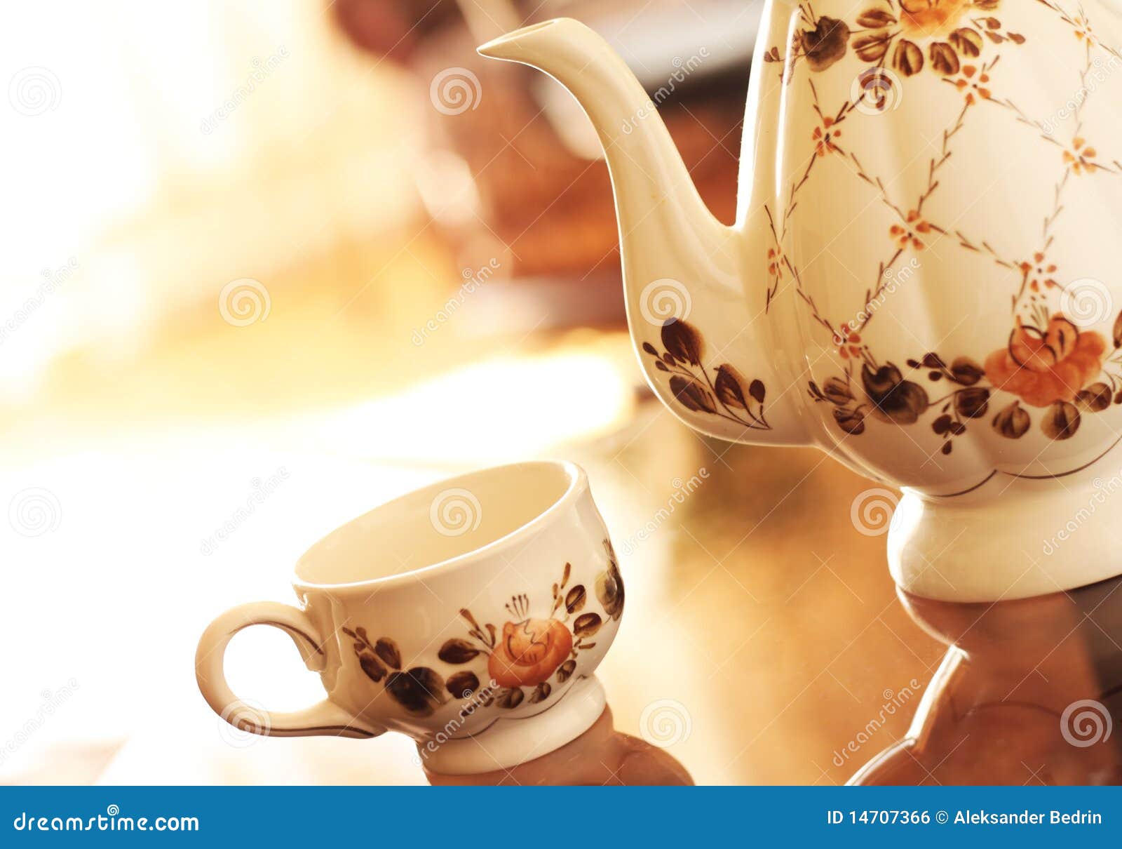 Tea service stock photo. Image of pottery, beverage, lifestyle - 14707366