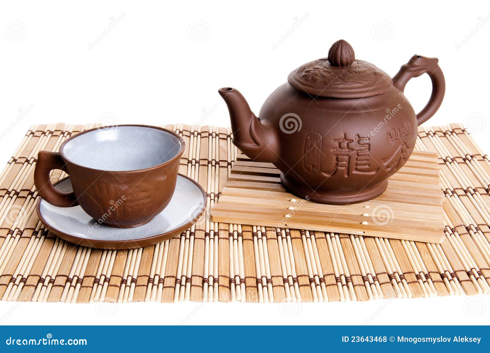 Tea service stock photo. Image of background, loam, beautiful - 23643468