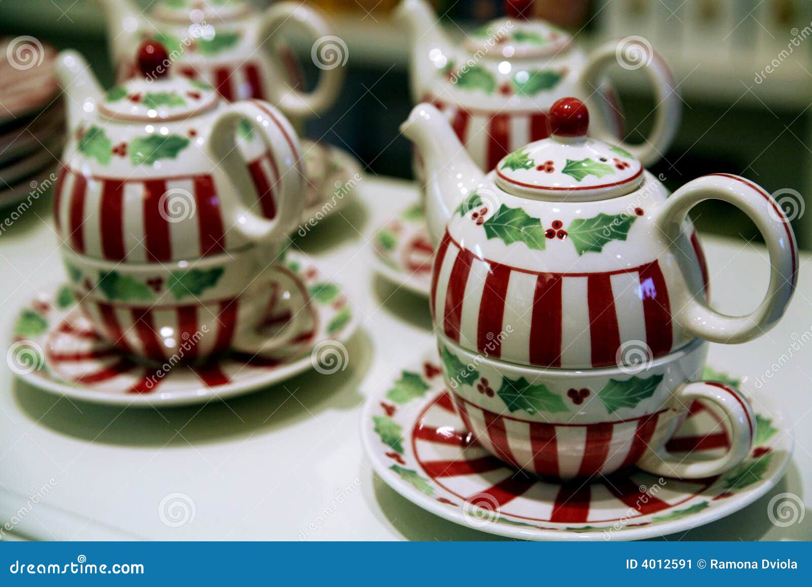 Tea Service stock image. Image of tinsel, hang, twinkle - 4012591