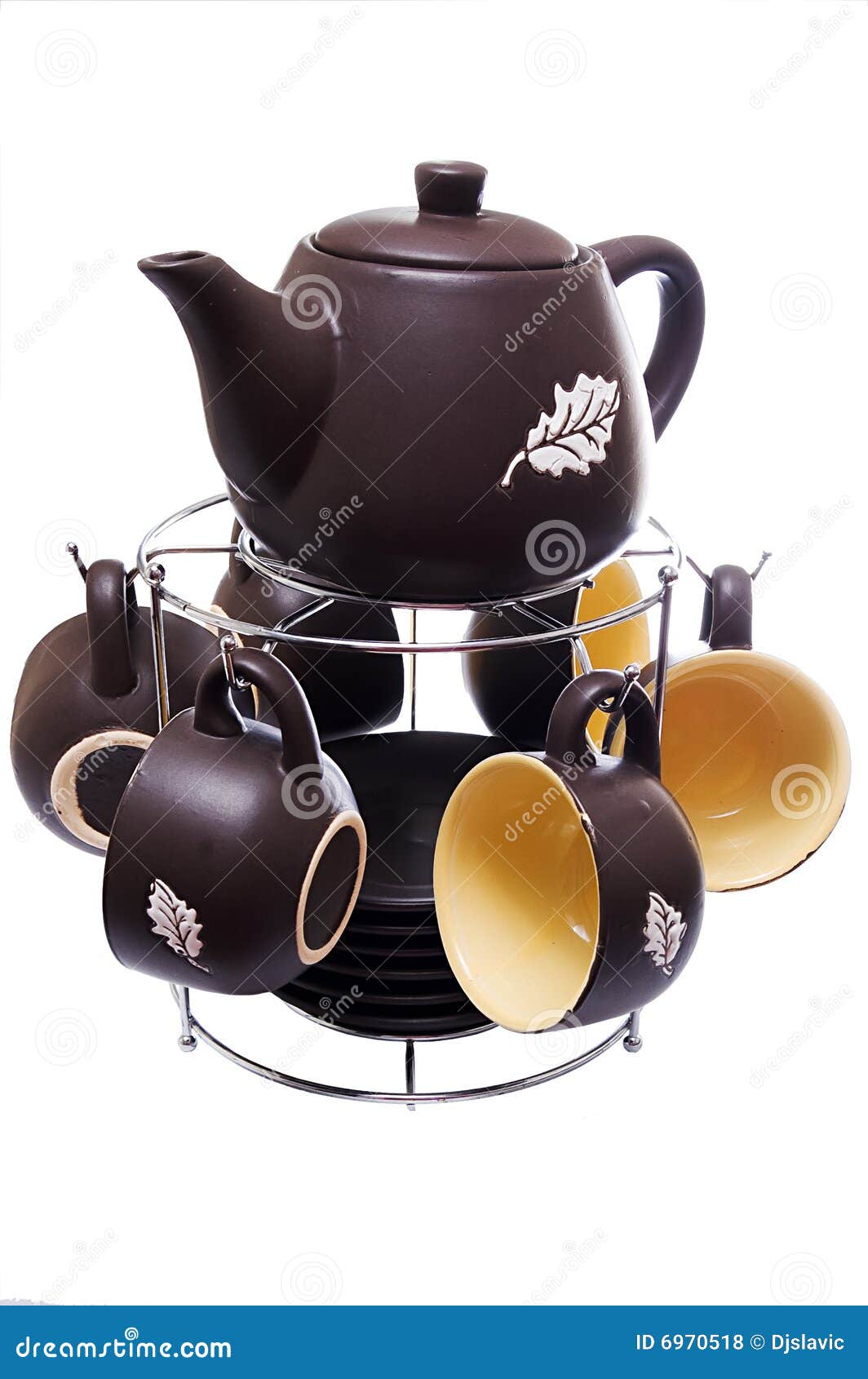 Tea service stock photo. Image of gold, coffee, dinning - 6970518