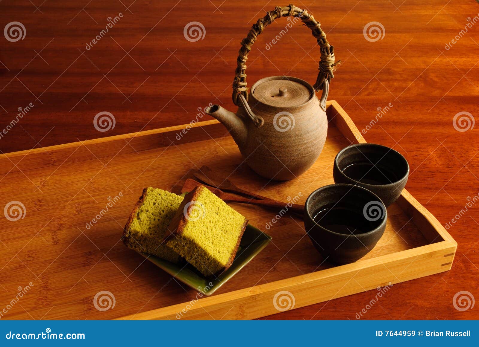 Tea Serving stock image. Image of teatime, cake, beverage - 7644959