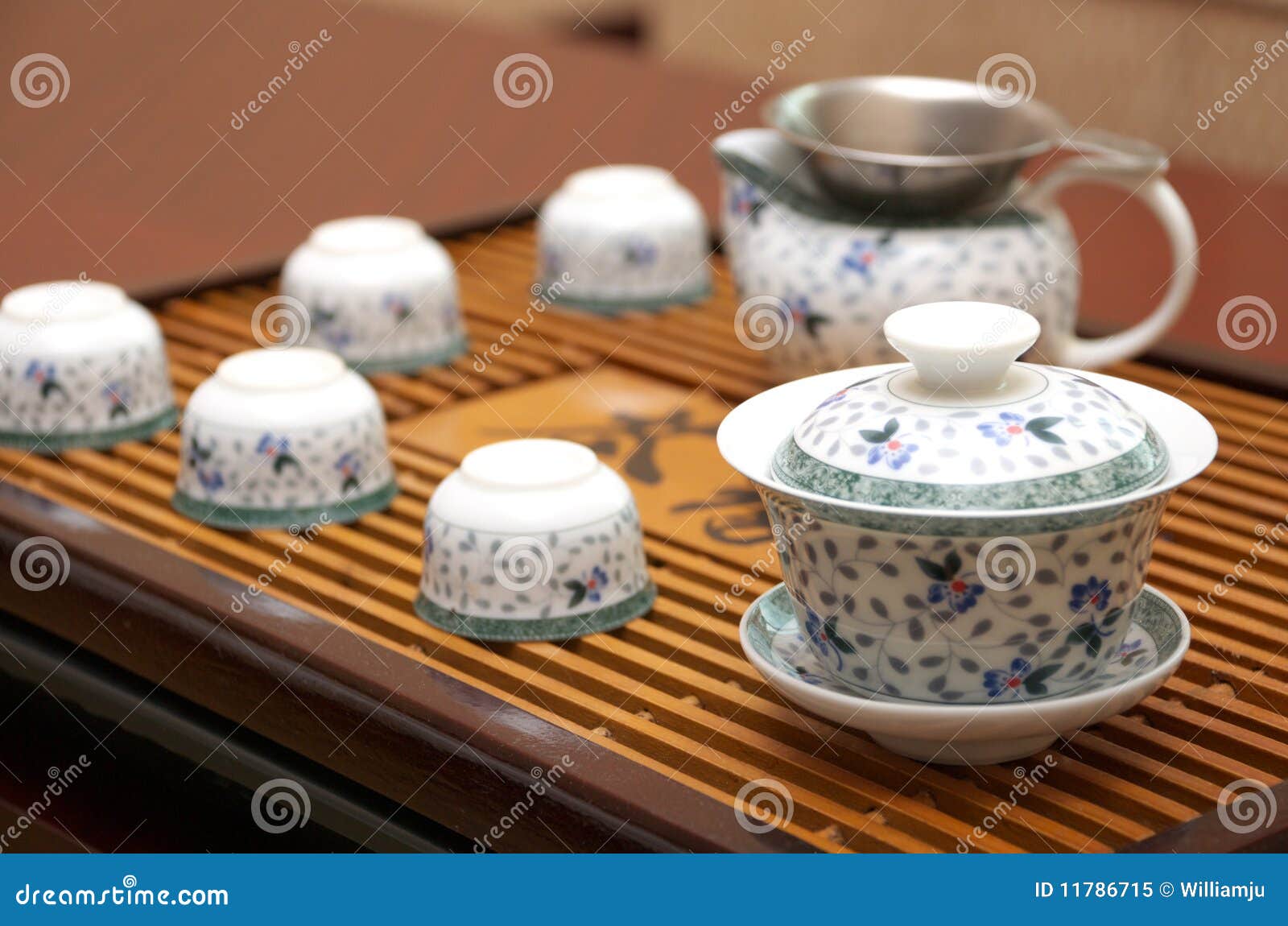 Tea set stock image. Image of tray, chinese, drink, household - 11786715