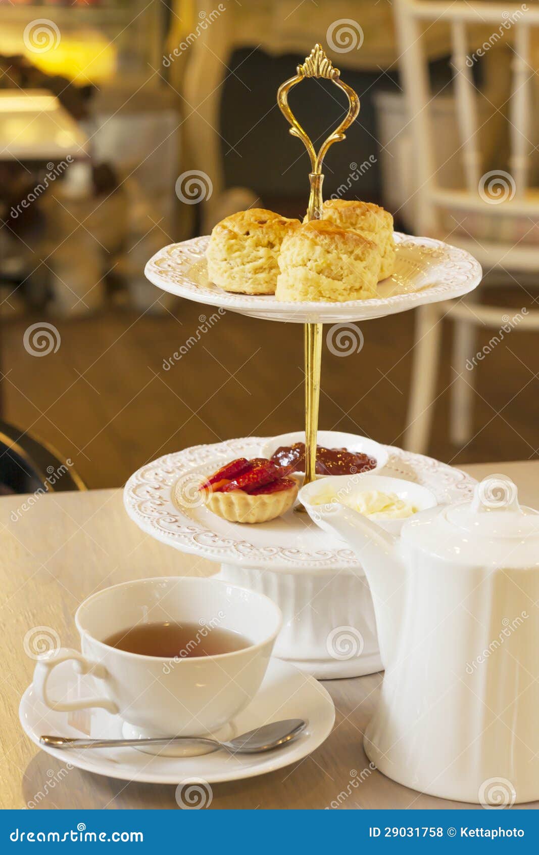 Tea set stock photo. Image of english, bakery, date, table - 29031758