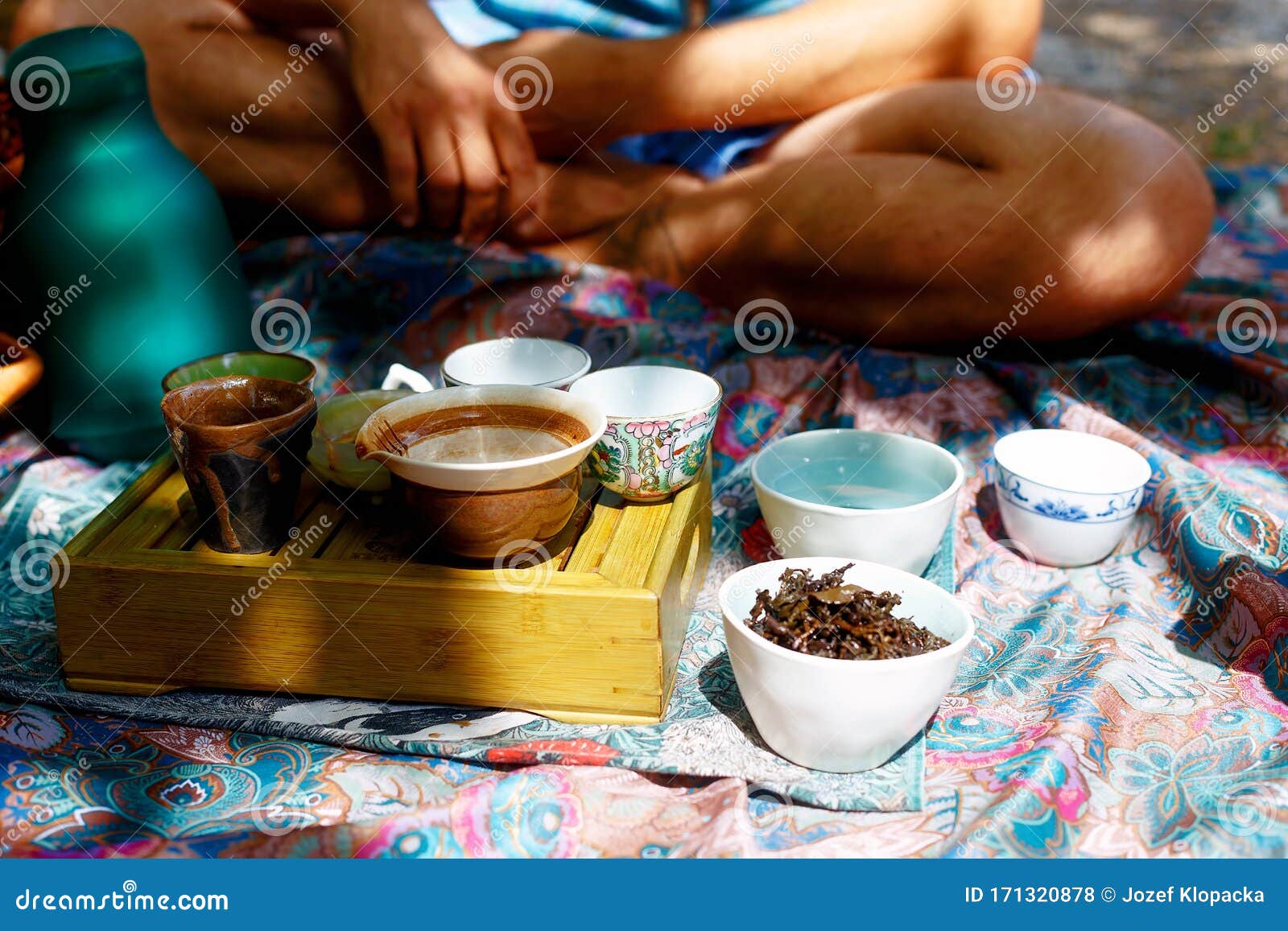 Tea Set for Tea Ceremony. Tea Ritual. Stock Photo - Image of ornamental ...