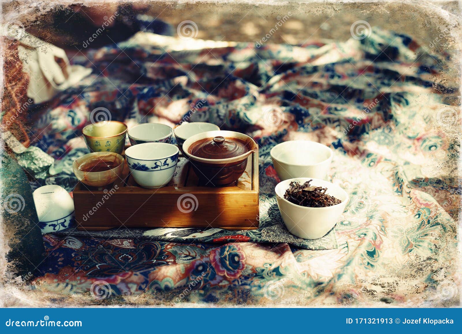 Tea Set for Tea Ceremony. Tea Ritual. Stock Image - Image of nature ...