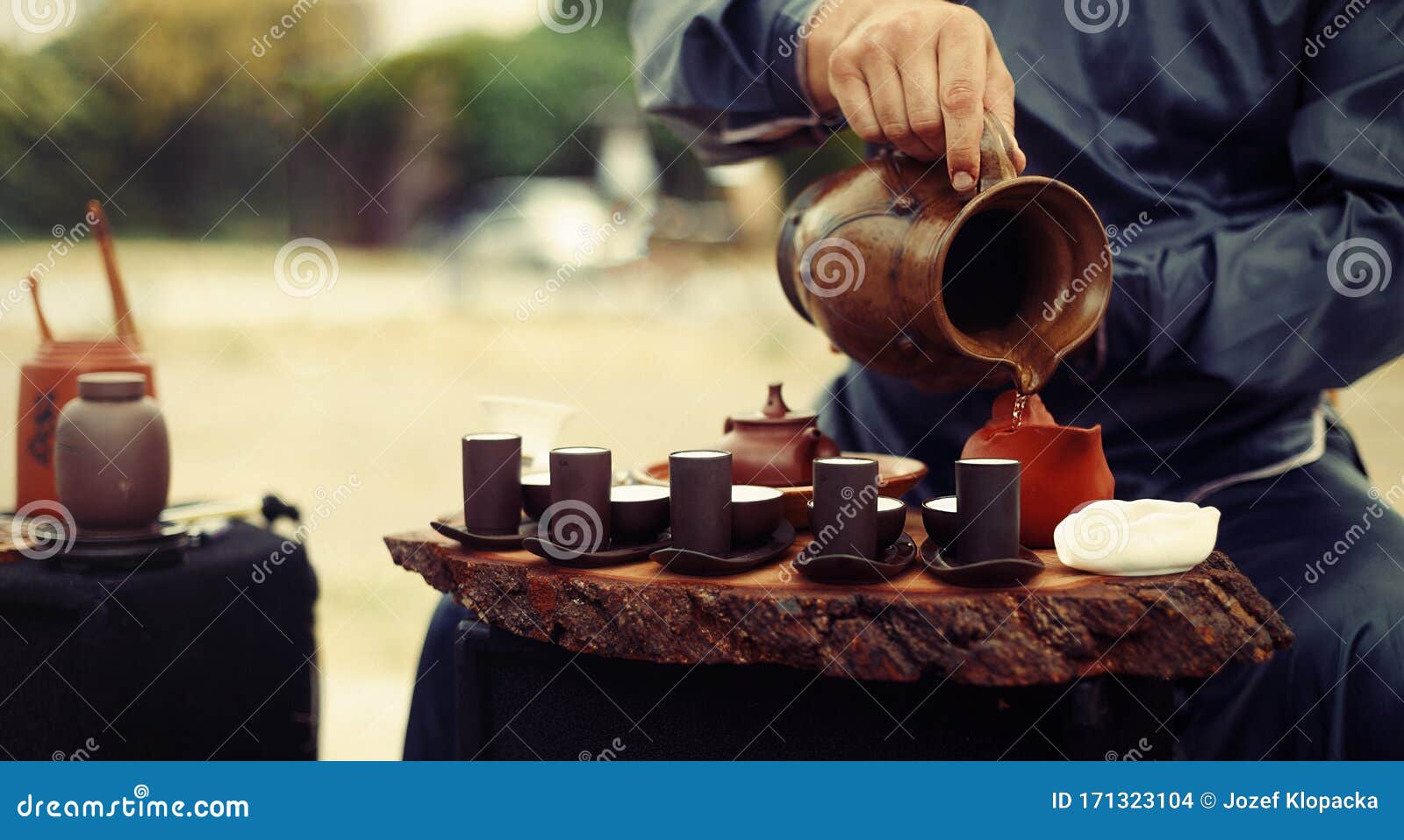 Tea Set for Tea Ceremony. Tea Ritual. Stock Photo - Image of meditative ...