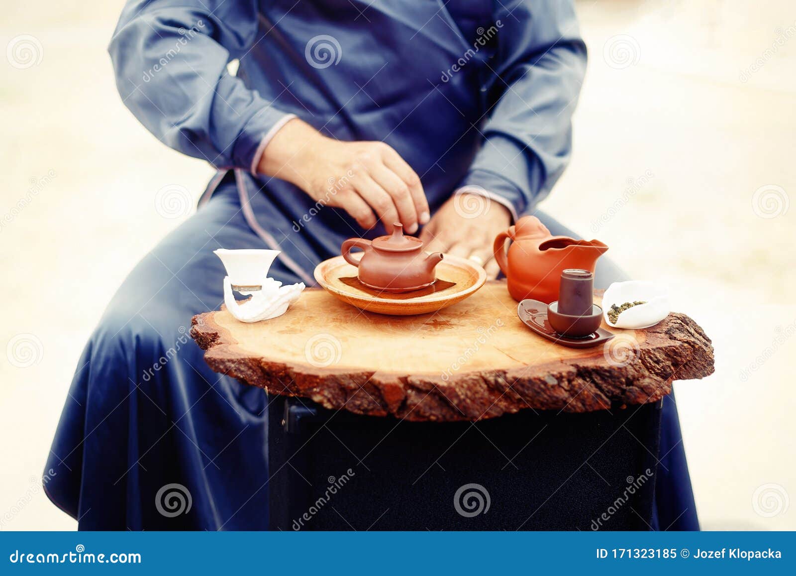Tea Set for Tea Ceremony. Tea Ritual. Stock Image - Image of fresh ...