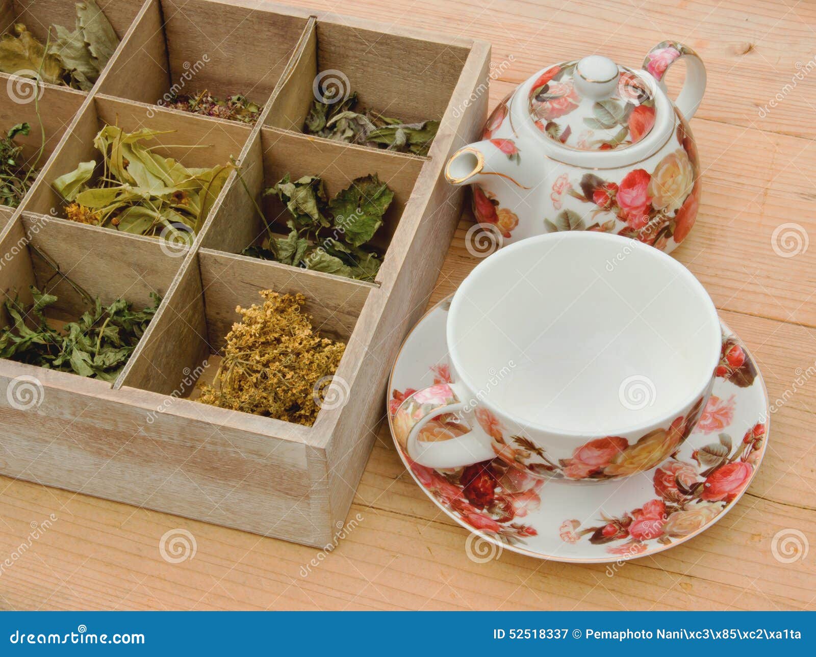 Tea Set stock image. Image of spices, plants, herbal - 52518337