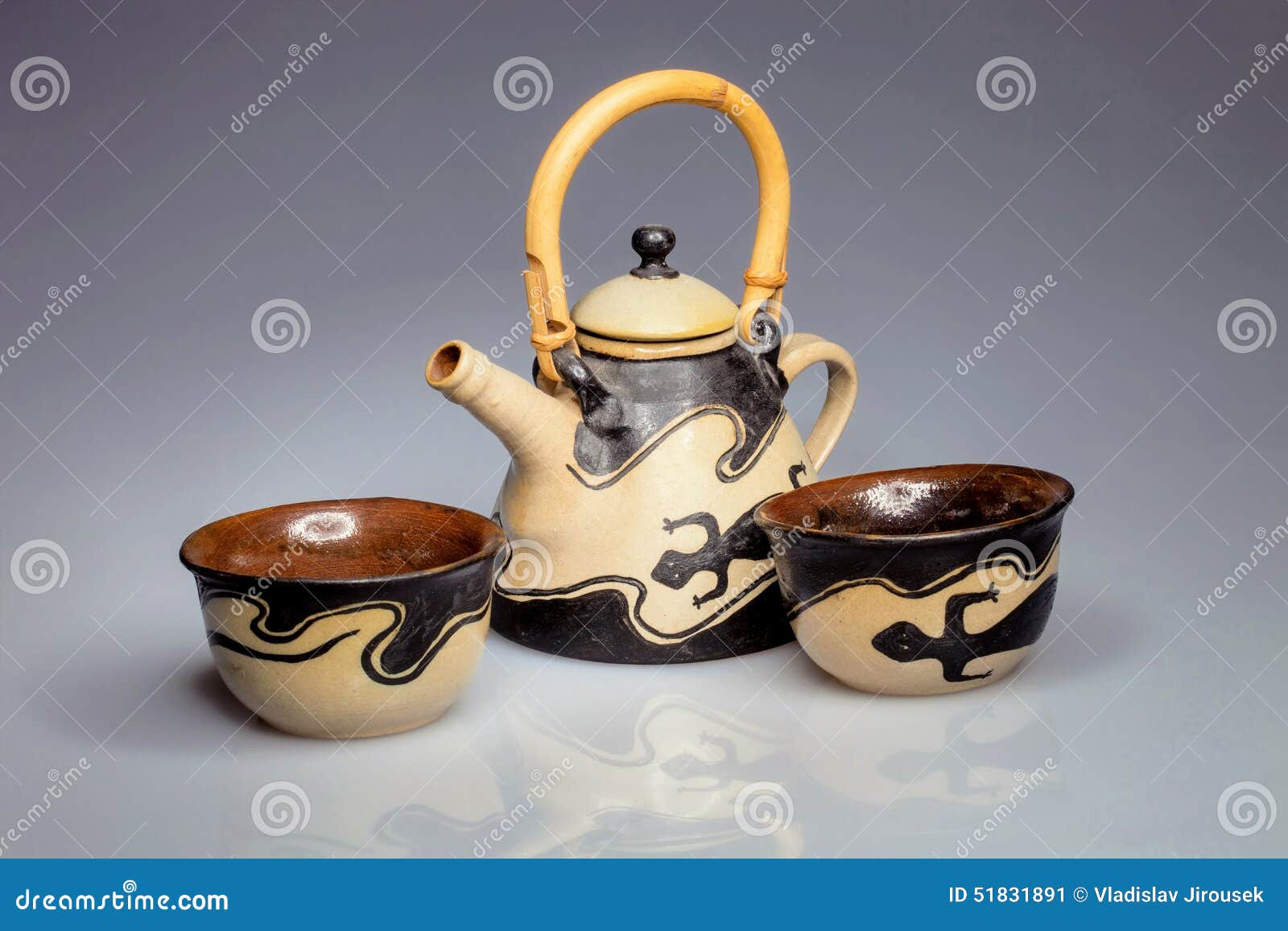 Tea set - Mexico stock image. Image of green, animal - 51831891