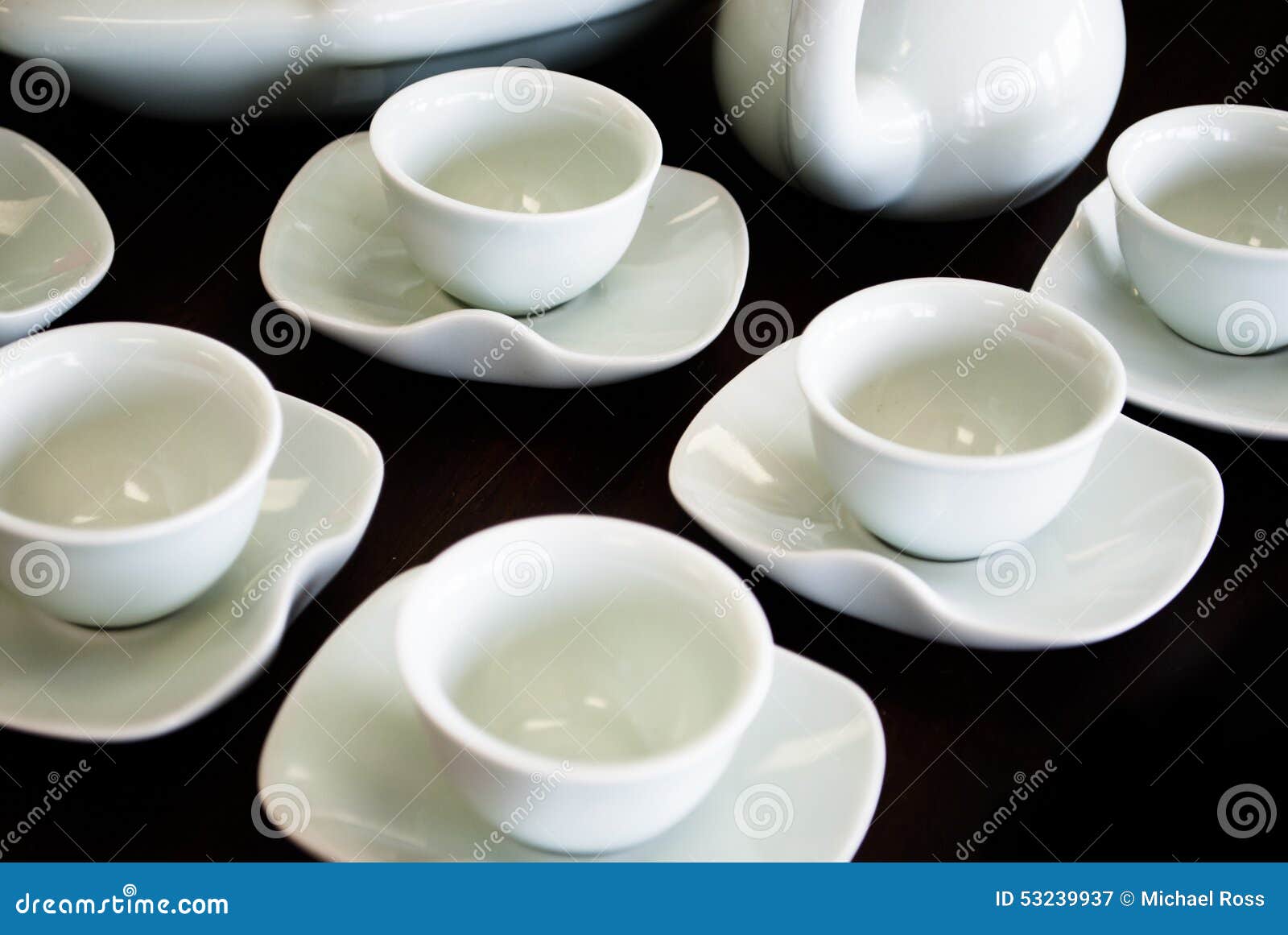 Tea Set stock image. Image of glass, bubble, disk, black - 53239937
