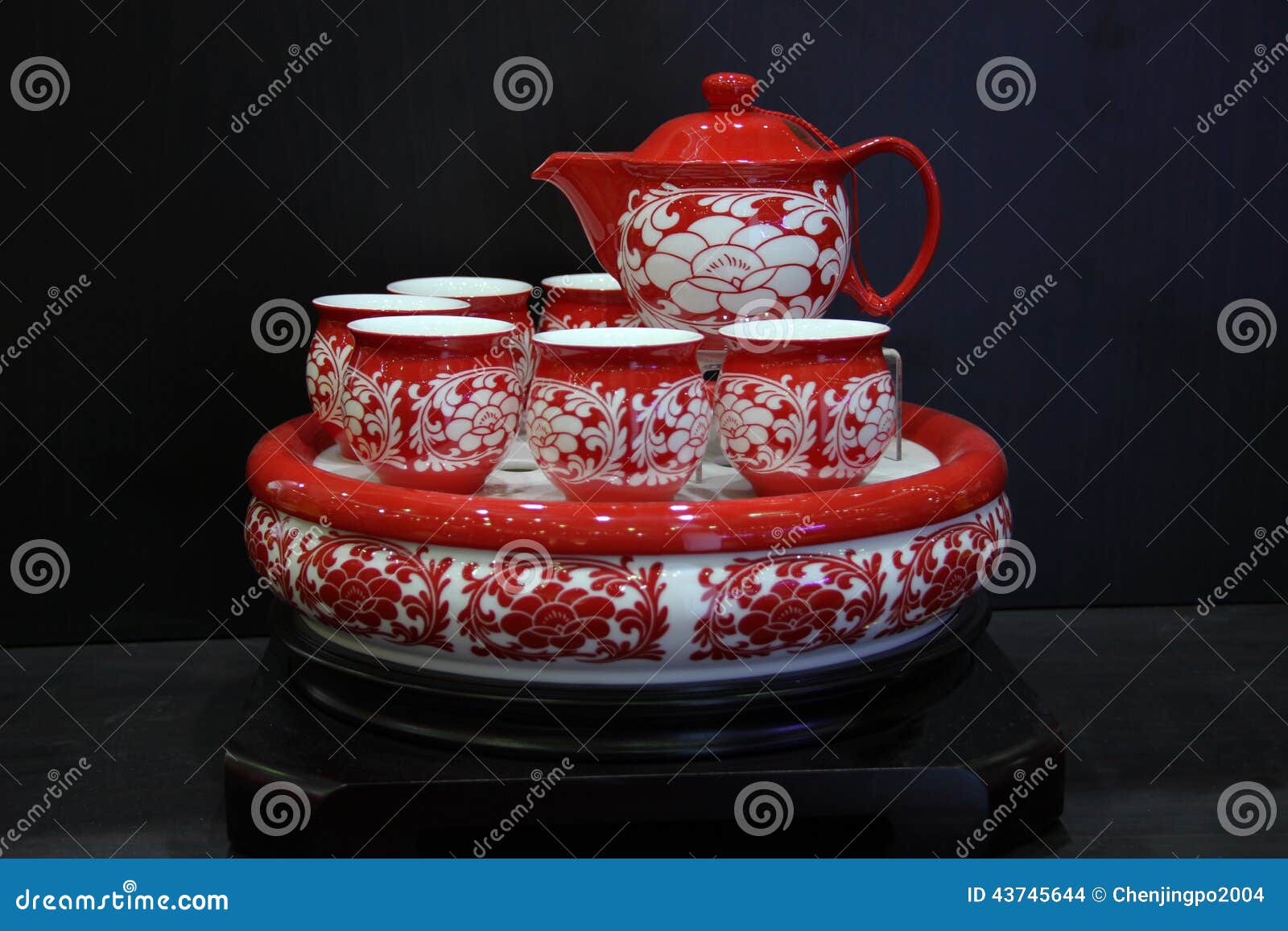 Tea set stock photo. Image of collection, pattern, design - 43745644