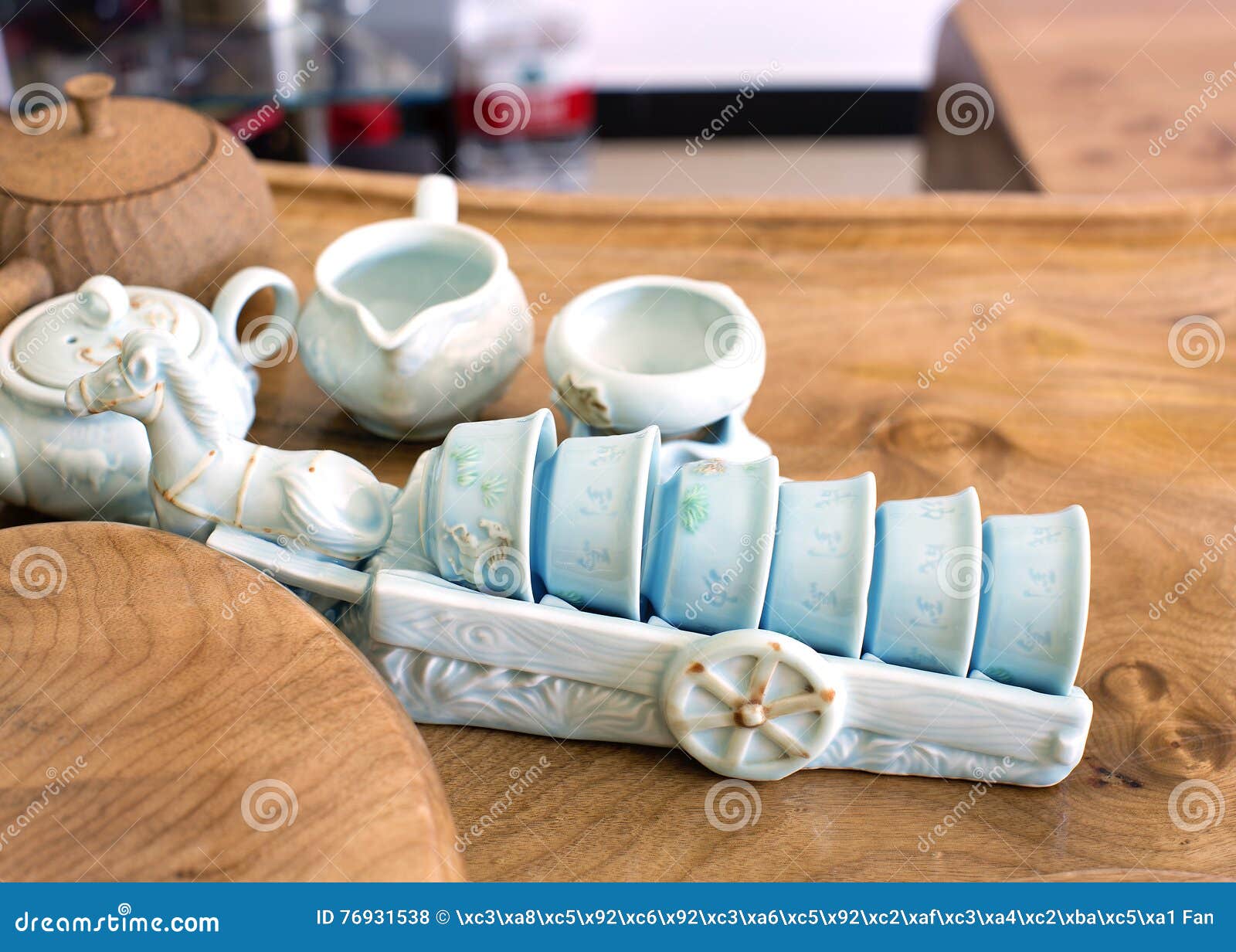 Tea set stock photo. Image of drinking, drink, exquisite - 76931538