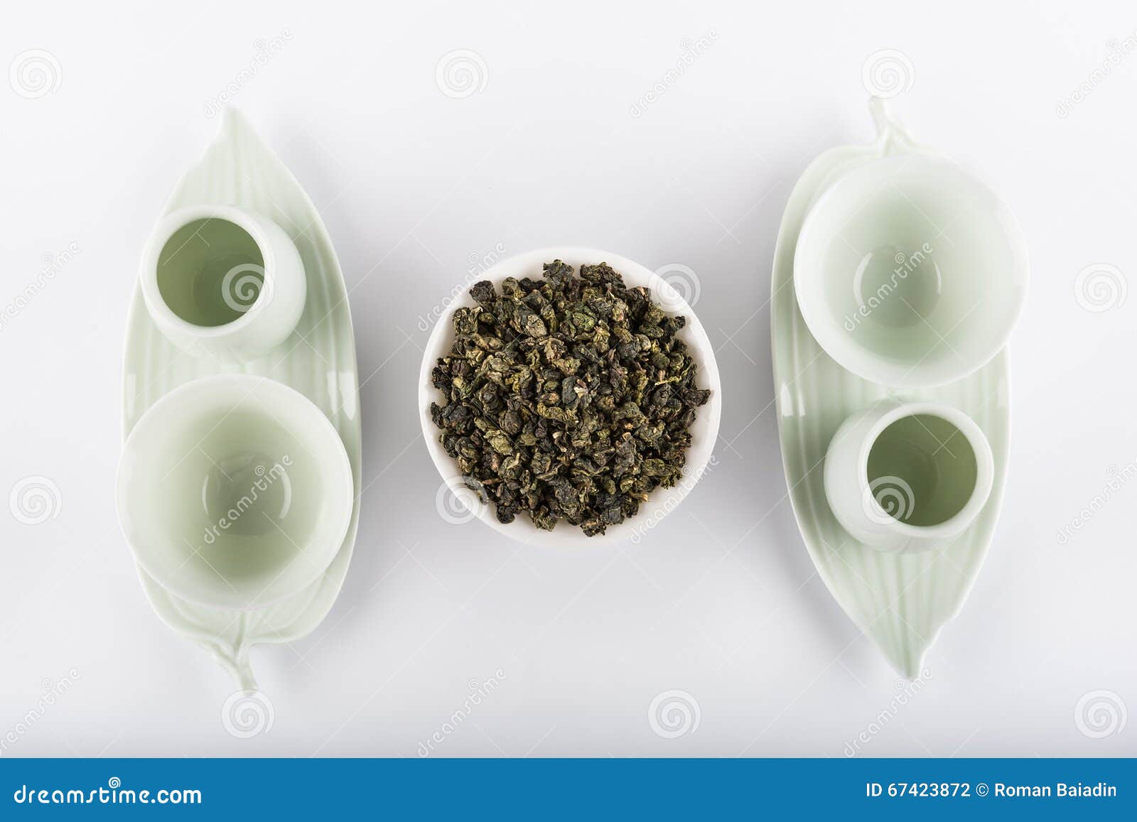 Tea set. Top view stock photo. Image of bowl, culture - 67423872