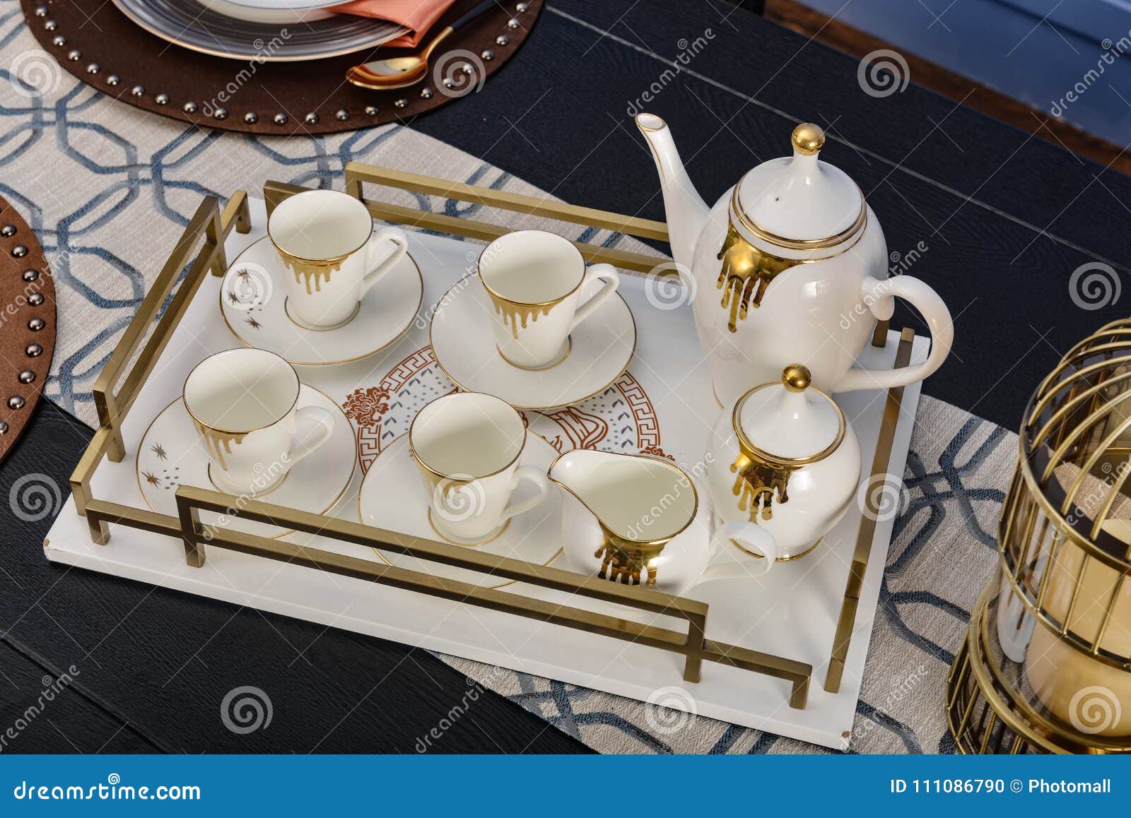 Tea set tea things stock photo. Image of element, health - 111086790