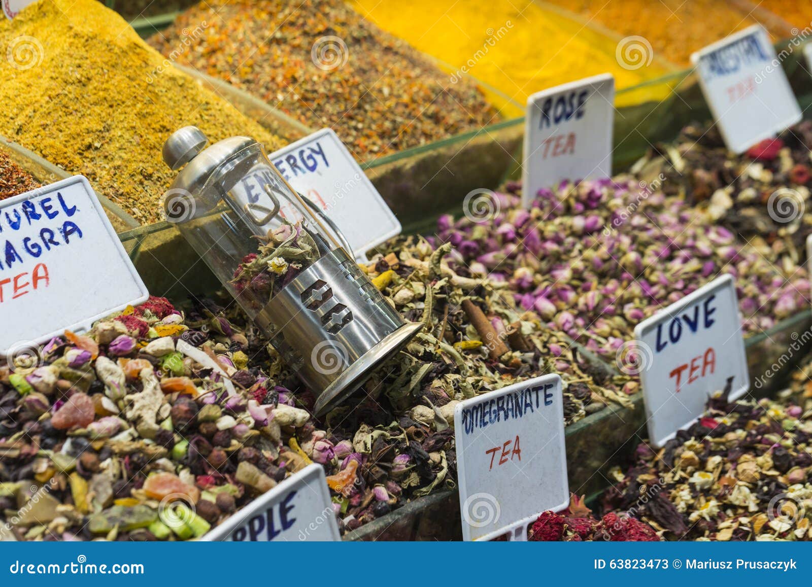 Tea Shop in Grand Bazaar, Istanbul, Turkey. Stock Image - Image of ...