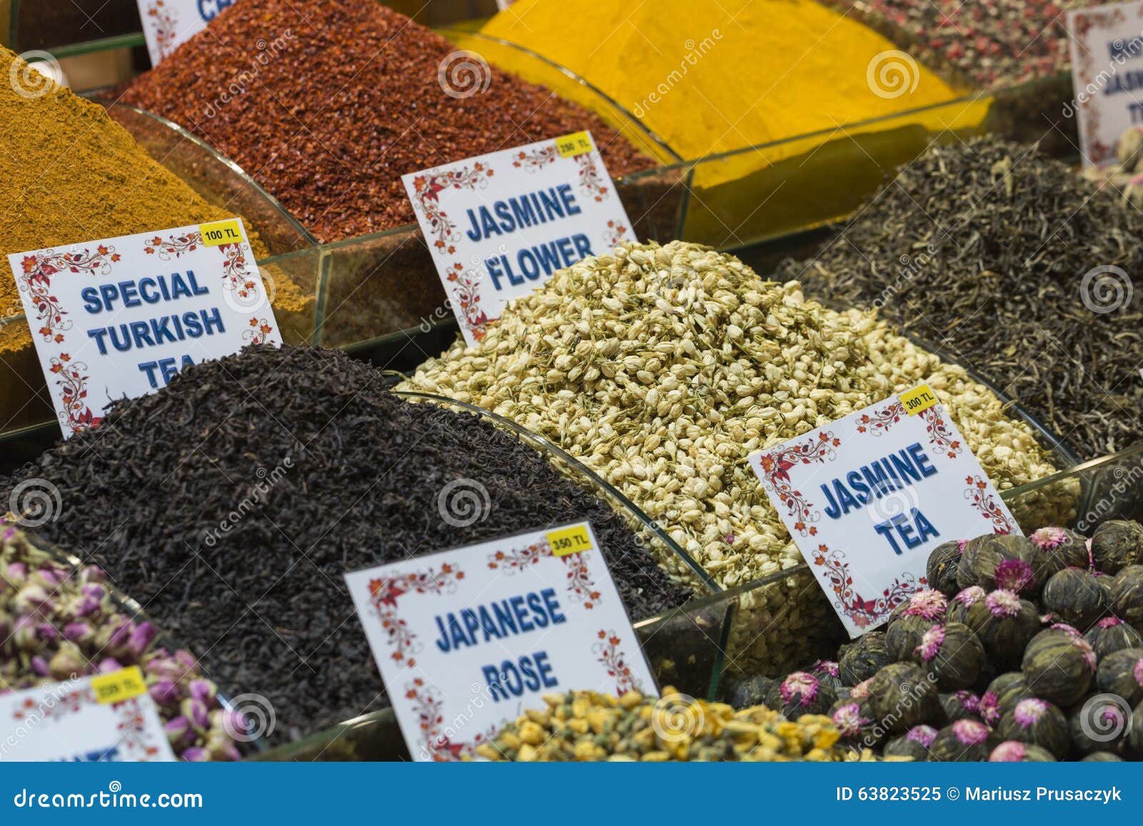 Tea Shop in Grand Bazaar, Istanbul, Turkey. Stock Image - Image of ...