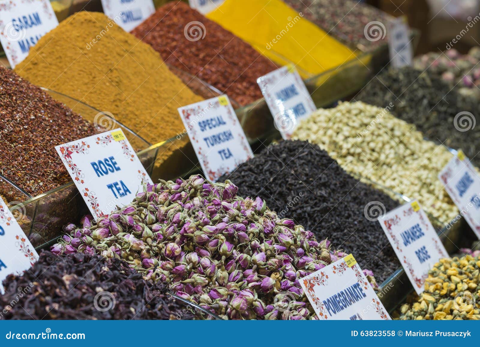 Tea Shop in Grand Bazaar, Istanbul, Turkey. Stock Photo - Image of ...