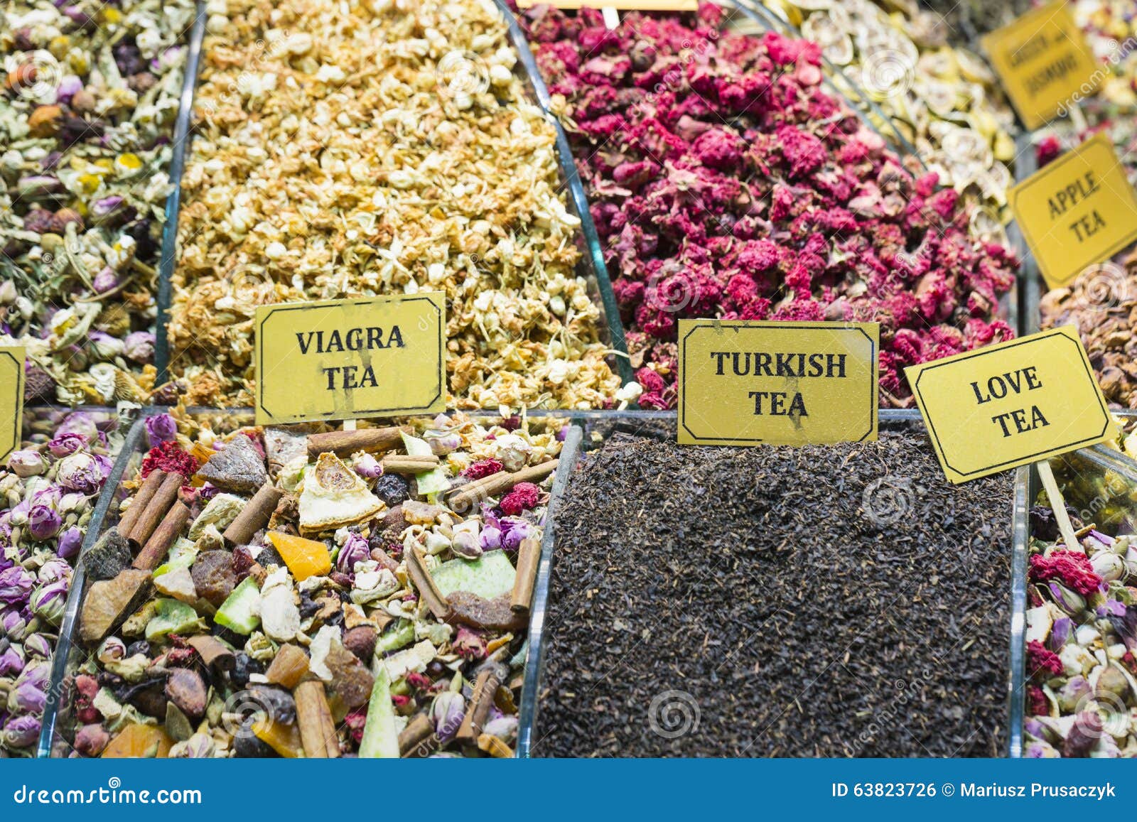 Tea Shop in Grand Bazaar, Istanbul, Turkey. Stock Photo - Image of ...