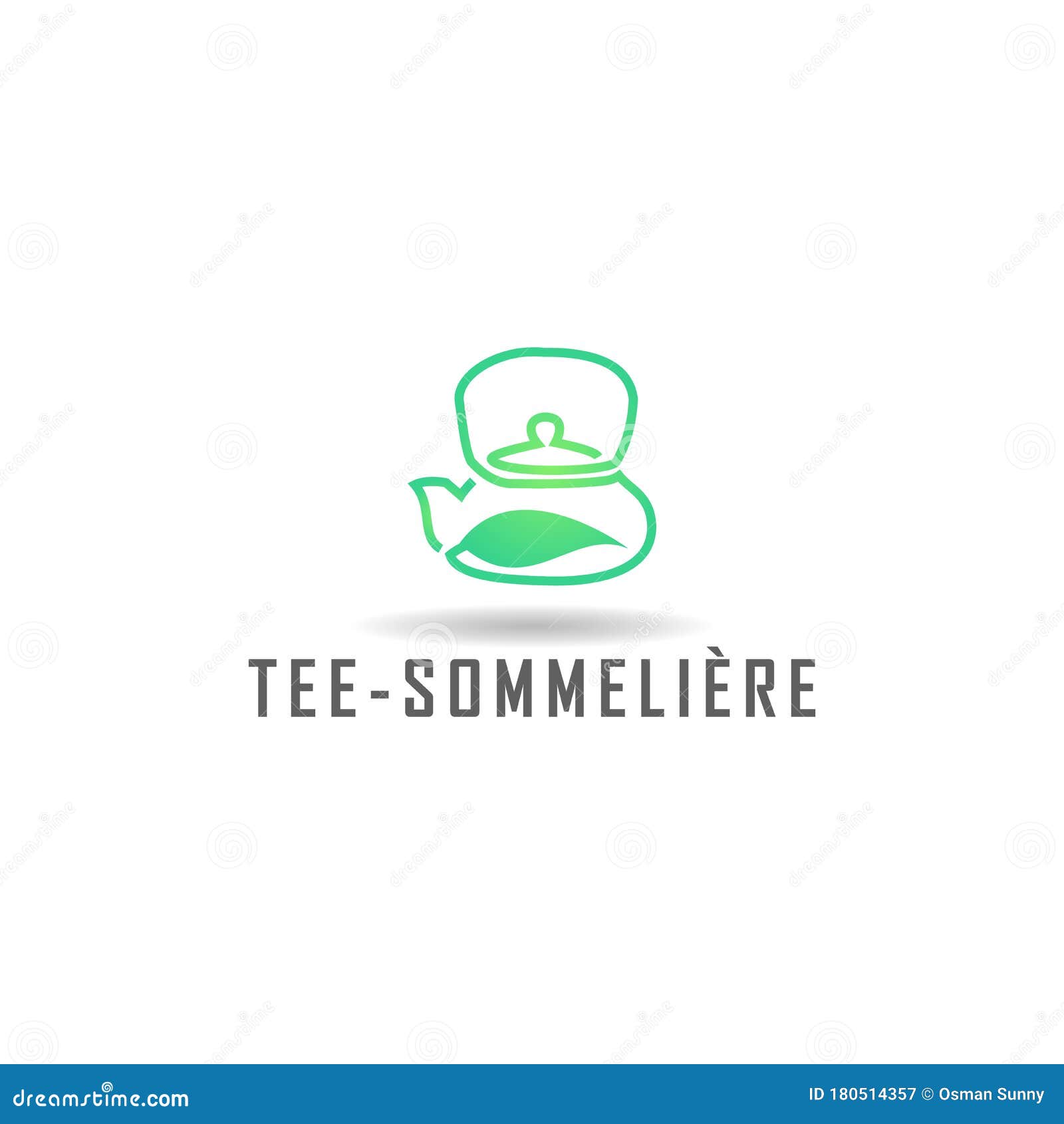 Tea Shop Vector Logo Design Inspiration Stock Vector - Illustration of ...