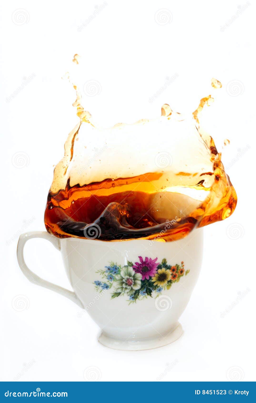 Tea splash stock image. Image of flood, party, accident - 8451523