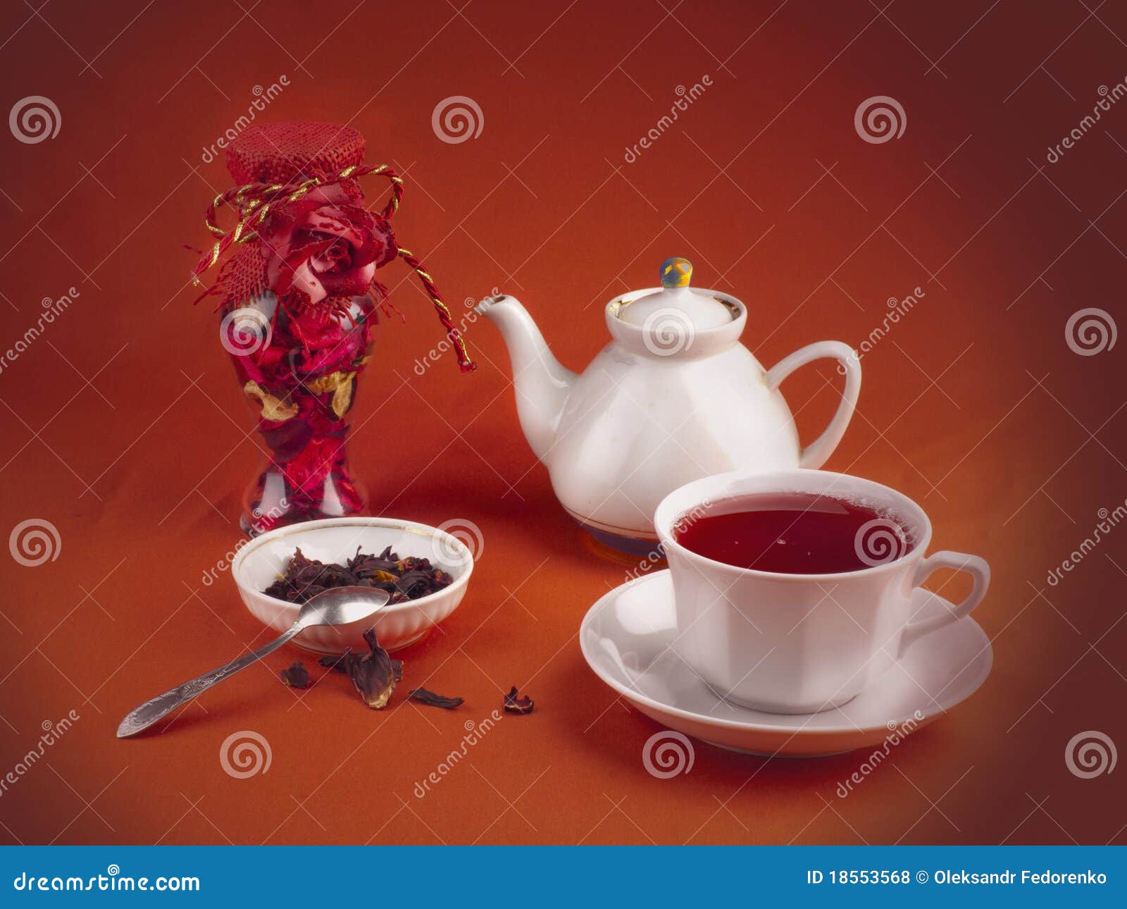 Tea still-life stock photo. Image of decoratively, spoon - 18553568