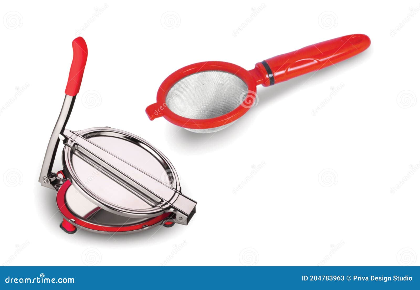 Tea Strainer or CHAPATI Roti, Puri and Khakra Maker, Kitchenware Stock ...