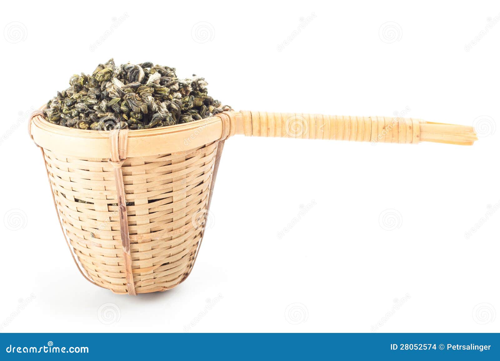 Tea Strainer with Green Tea Stock Photo - Image of india, freshness ...