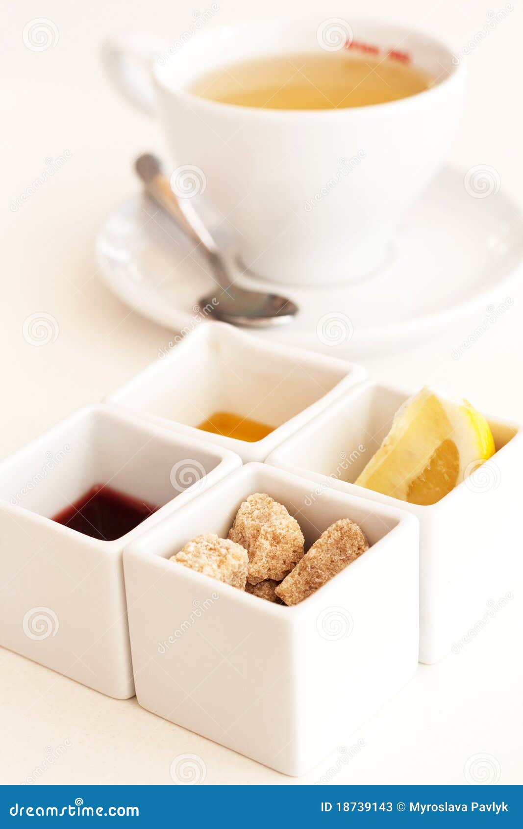 Tea with sweets stock image. Image of honey, delicious - 18739143