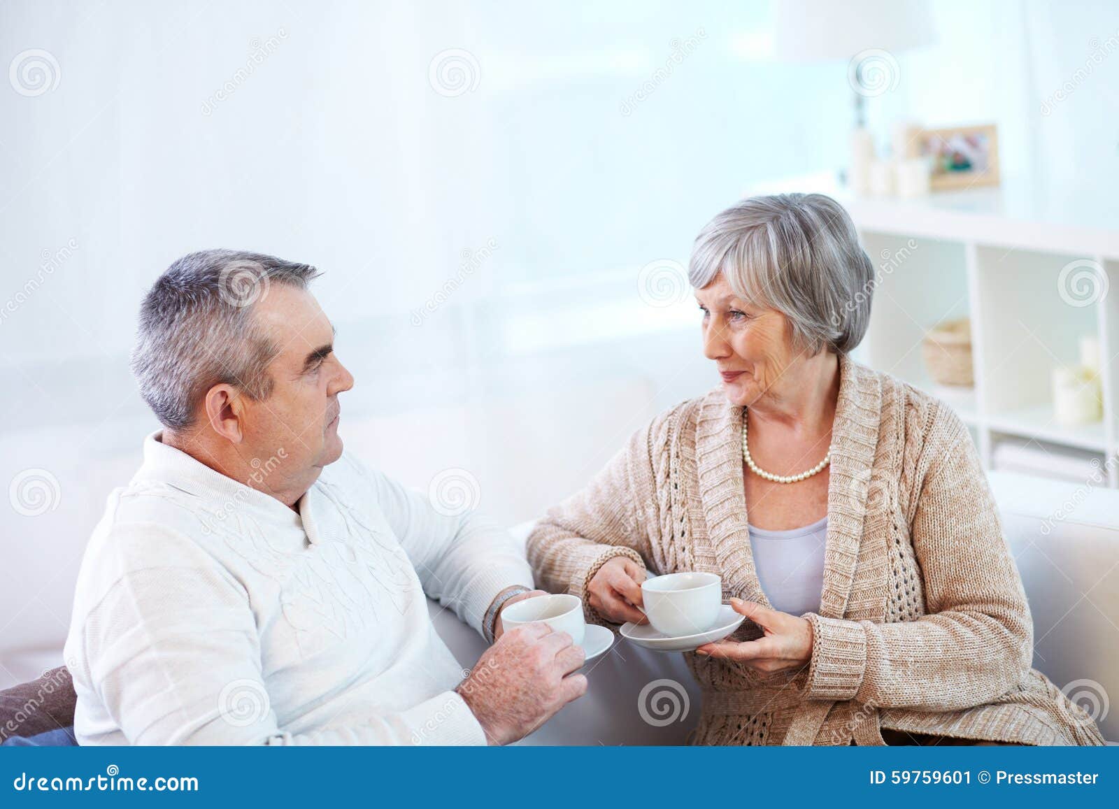 Tea talk stock image. Image of caucasian, inside, family - 59759601