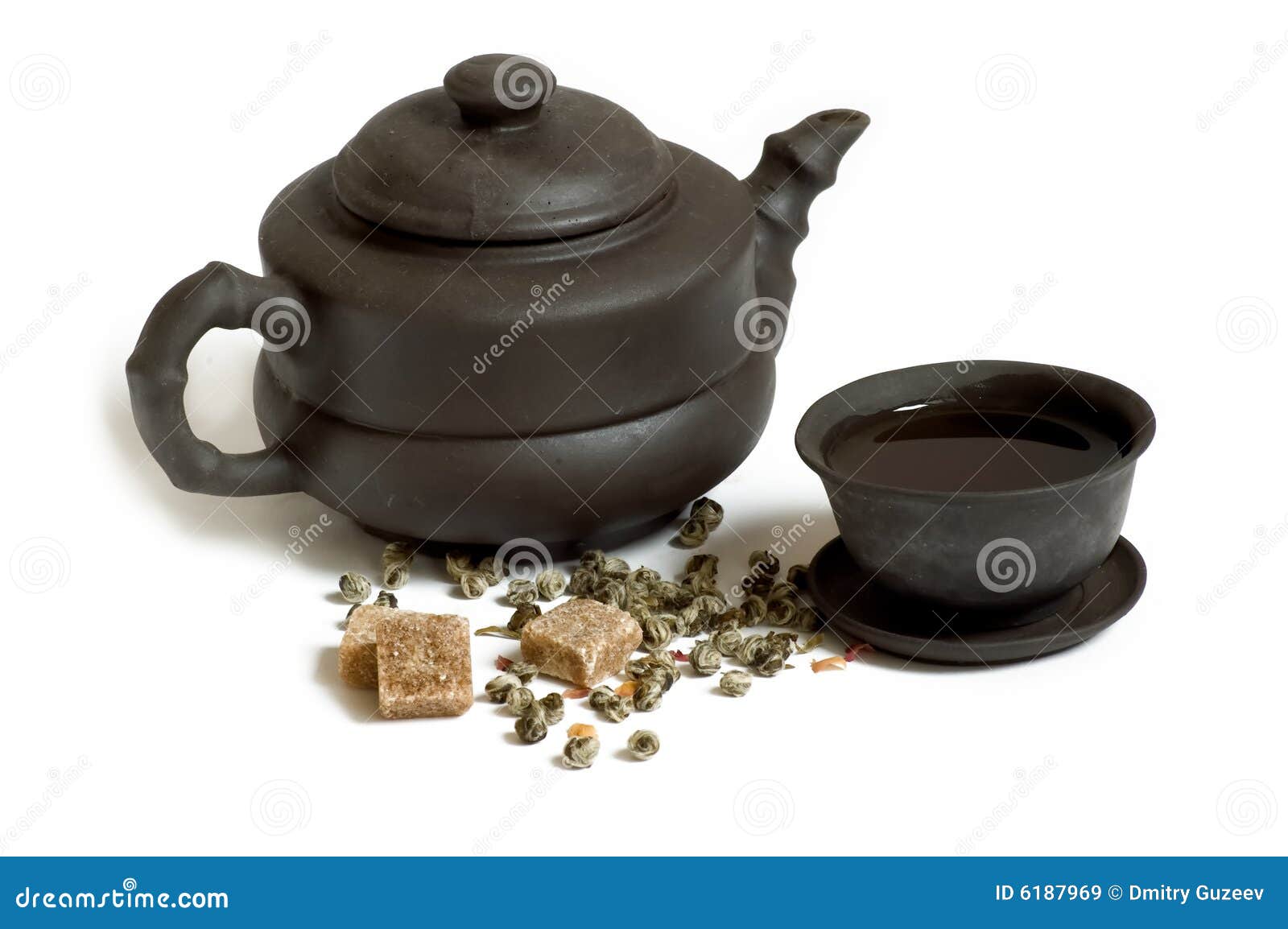 Tea, teapot, cup and sugar stock image. Image of breakfast - 6187969