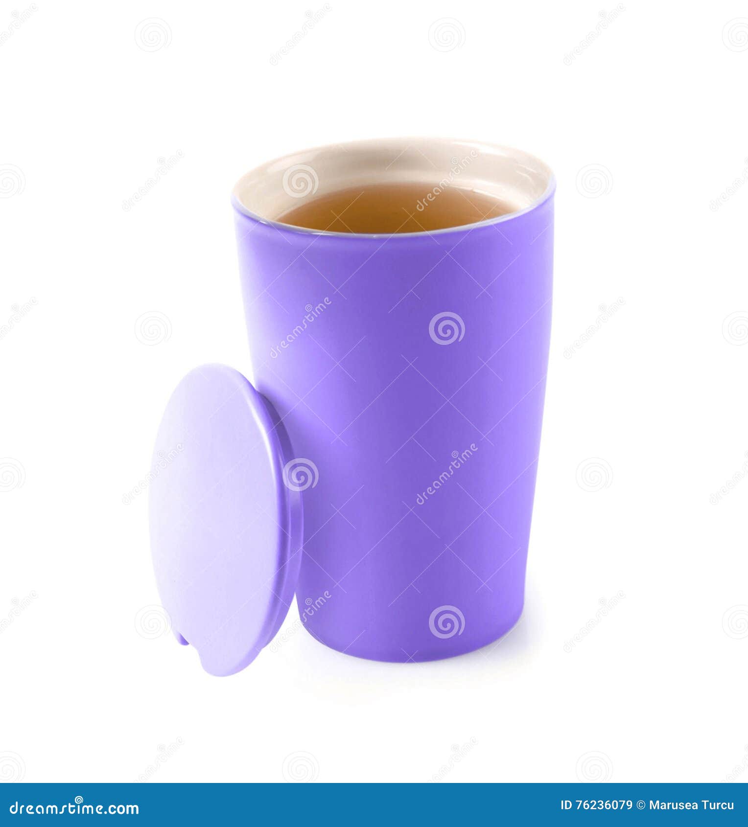Tea in thermos mug stock image. Image of bubble, coffee - 76236079