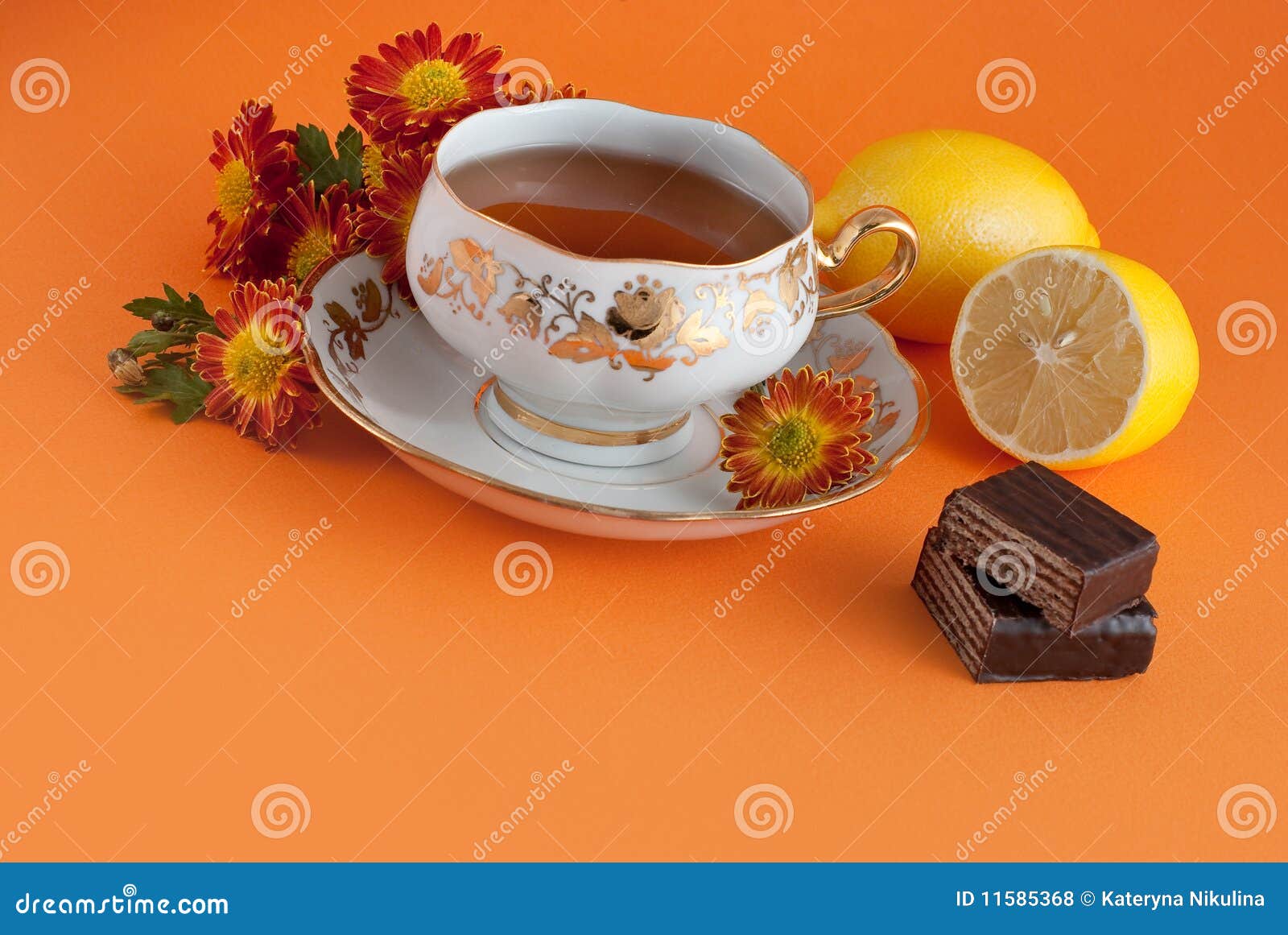 Tea time stock photo. Image of green, drinking, herb - 11585368