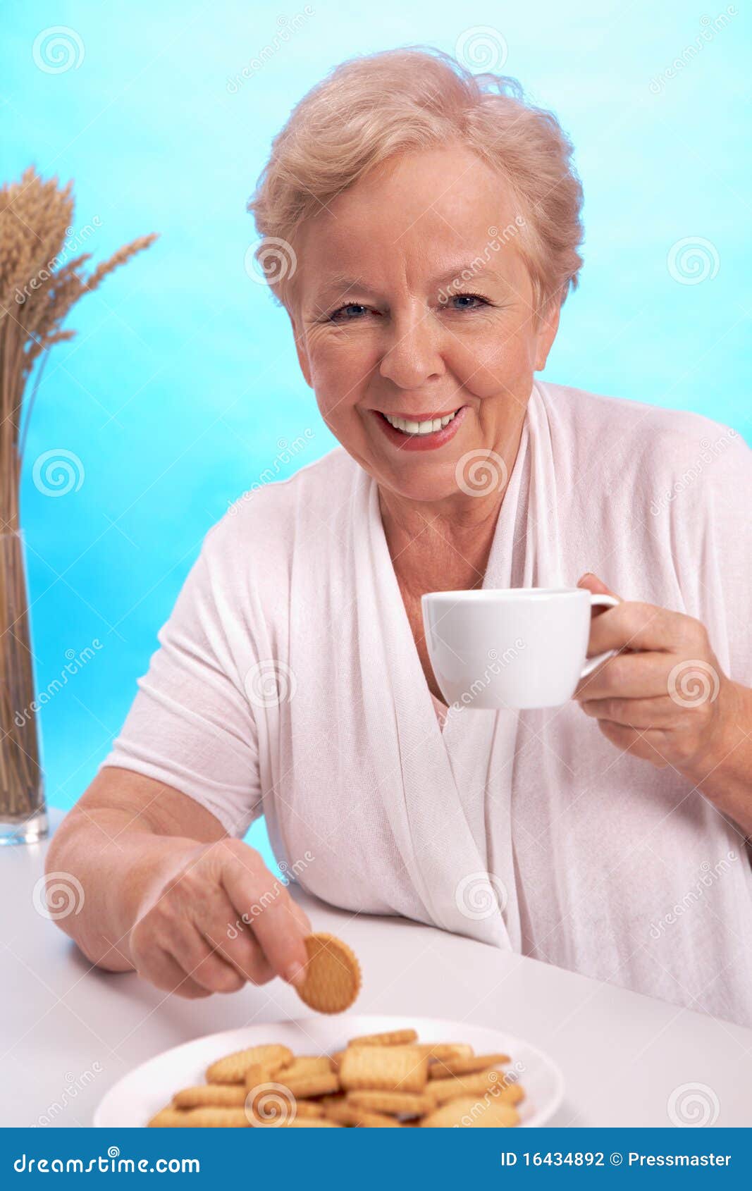 Tea time stock photo. Image of coffee, mature, drink - 16434892
