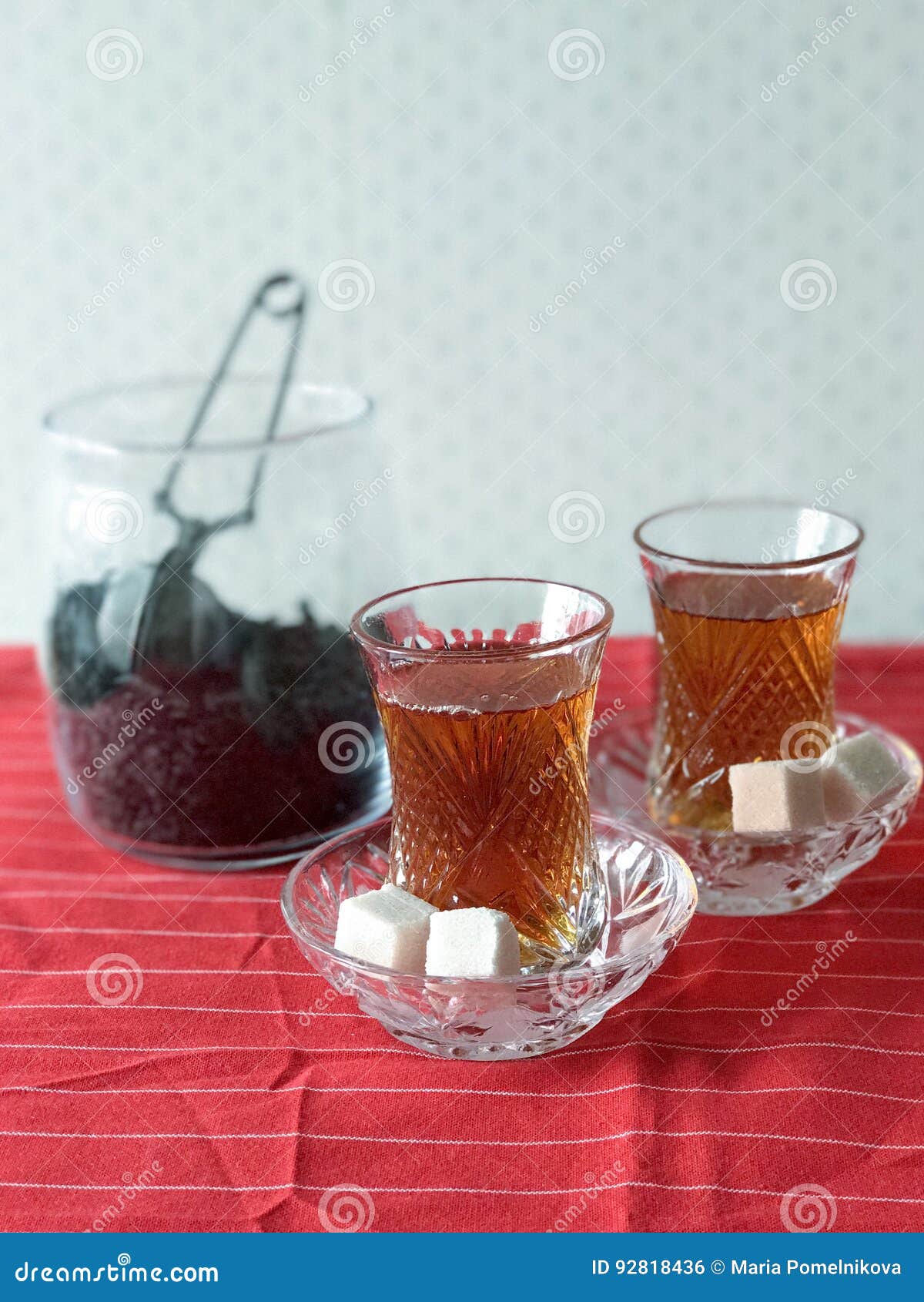 Tea time stock photo. Image of sweet, tableware, person - 92818436
