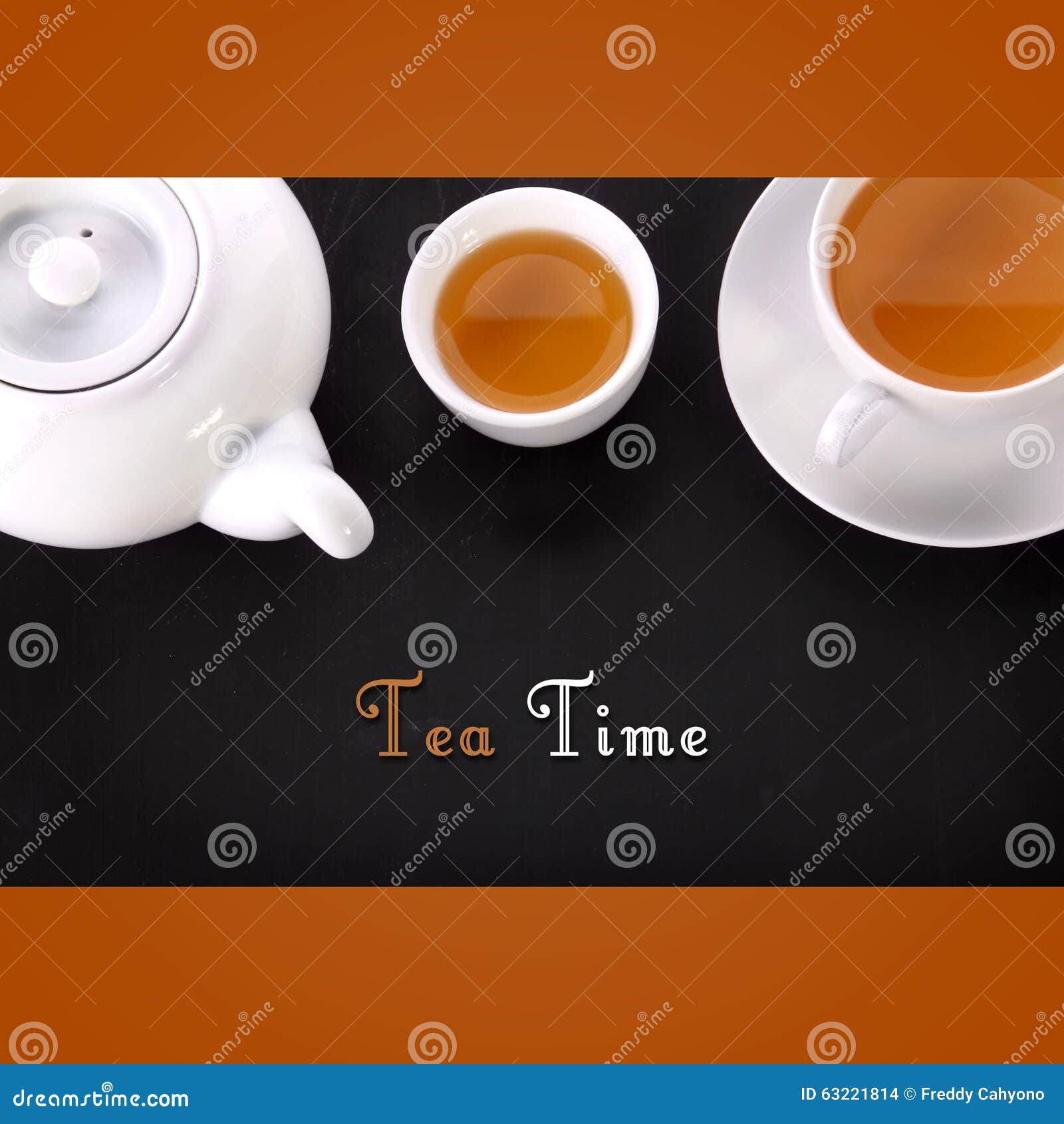 Tea Time design stock illustration. Illustration of classic - 63221814