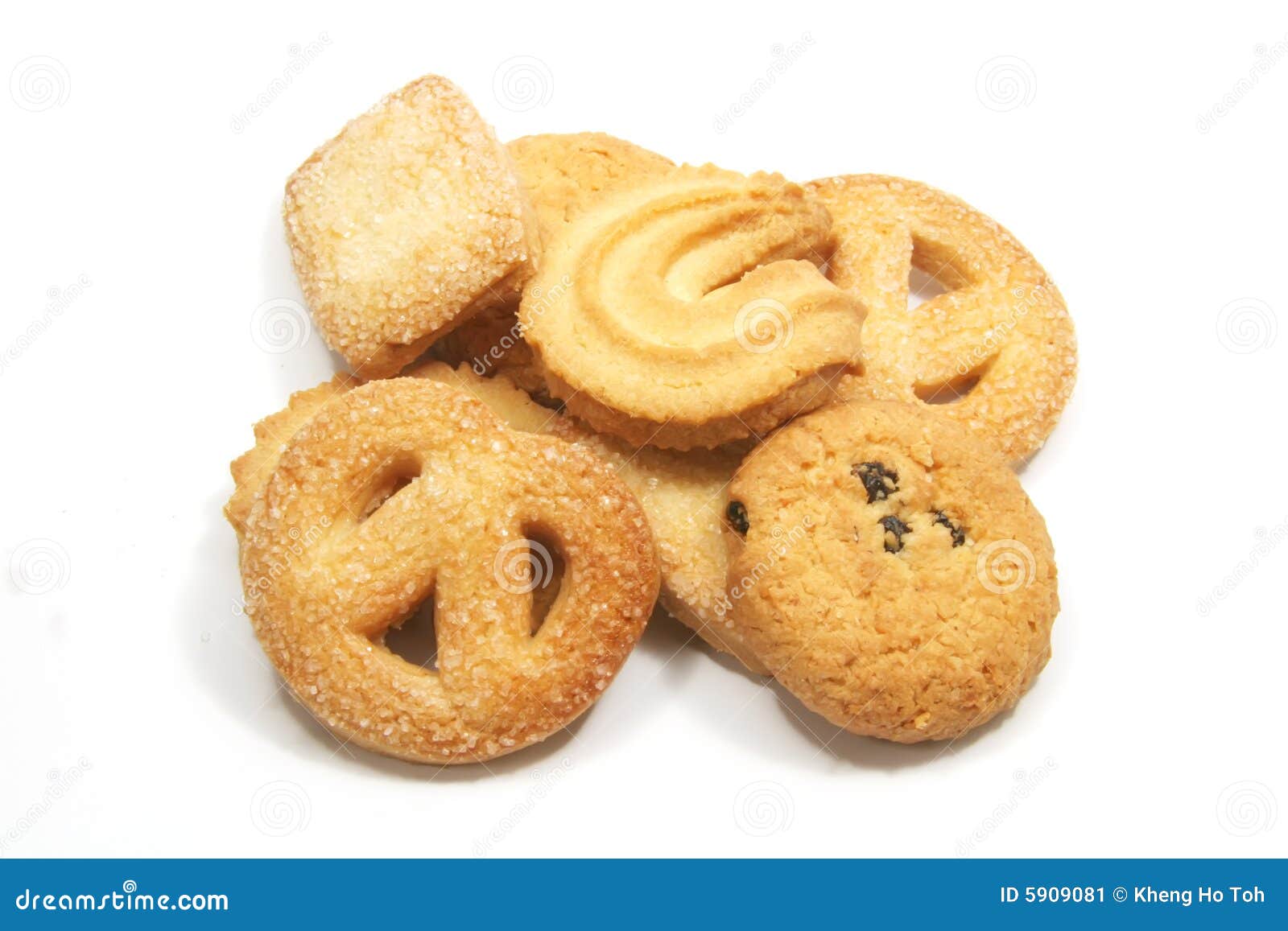 Tea Time English Danish Cookies Stock Image - Image of bread, snacks ...
