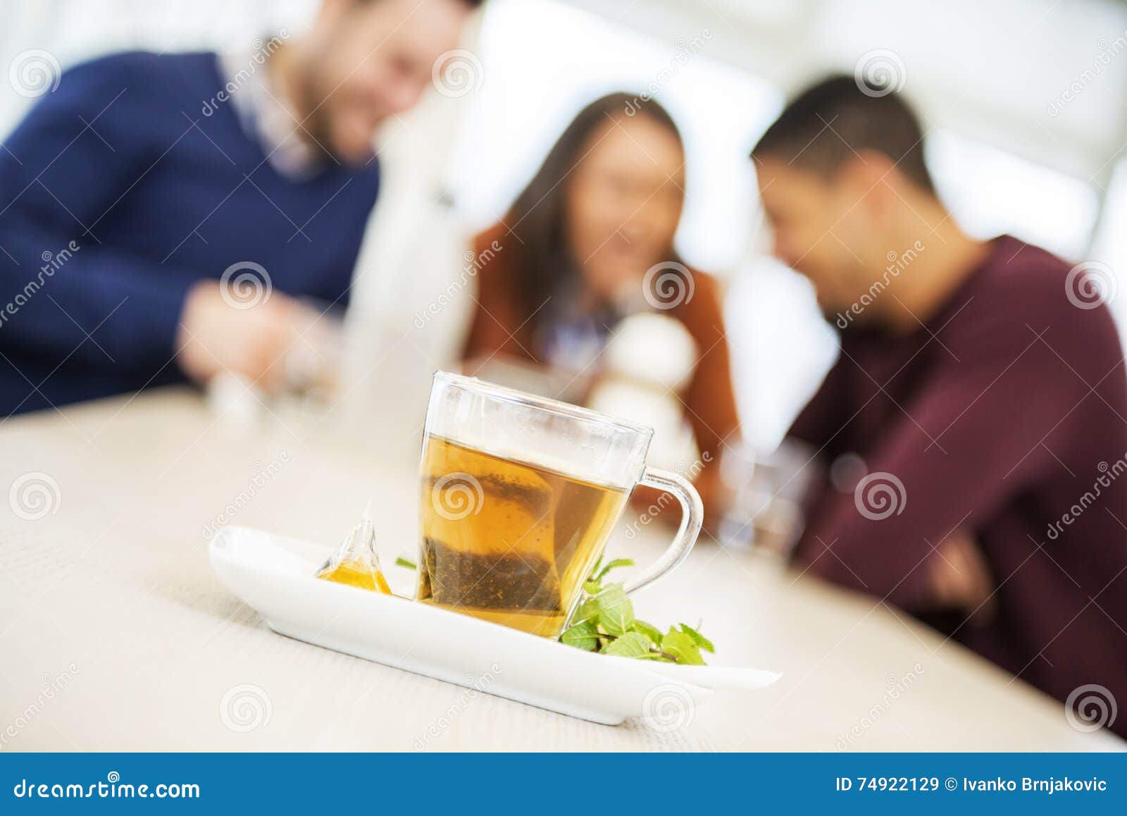 Tea time stock image. Image of friends, friendship, cafe - 74922129