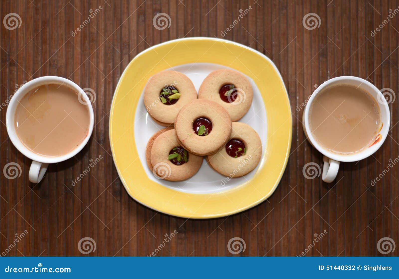 Tea Time and Yummy Biscuits on the Side Stock Photo - Image of gossip ...