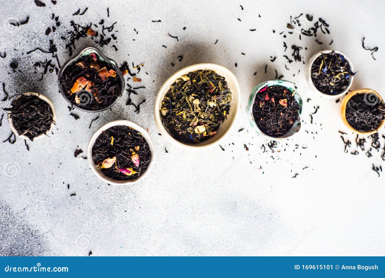 Tea Varieties on Stone Background Stock Image - Image of variery, fruit ...