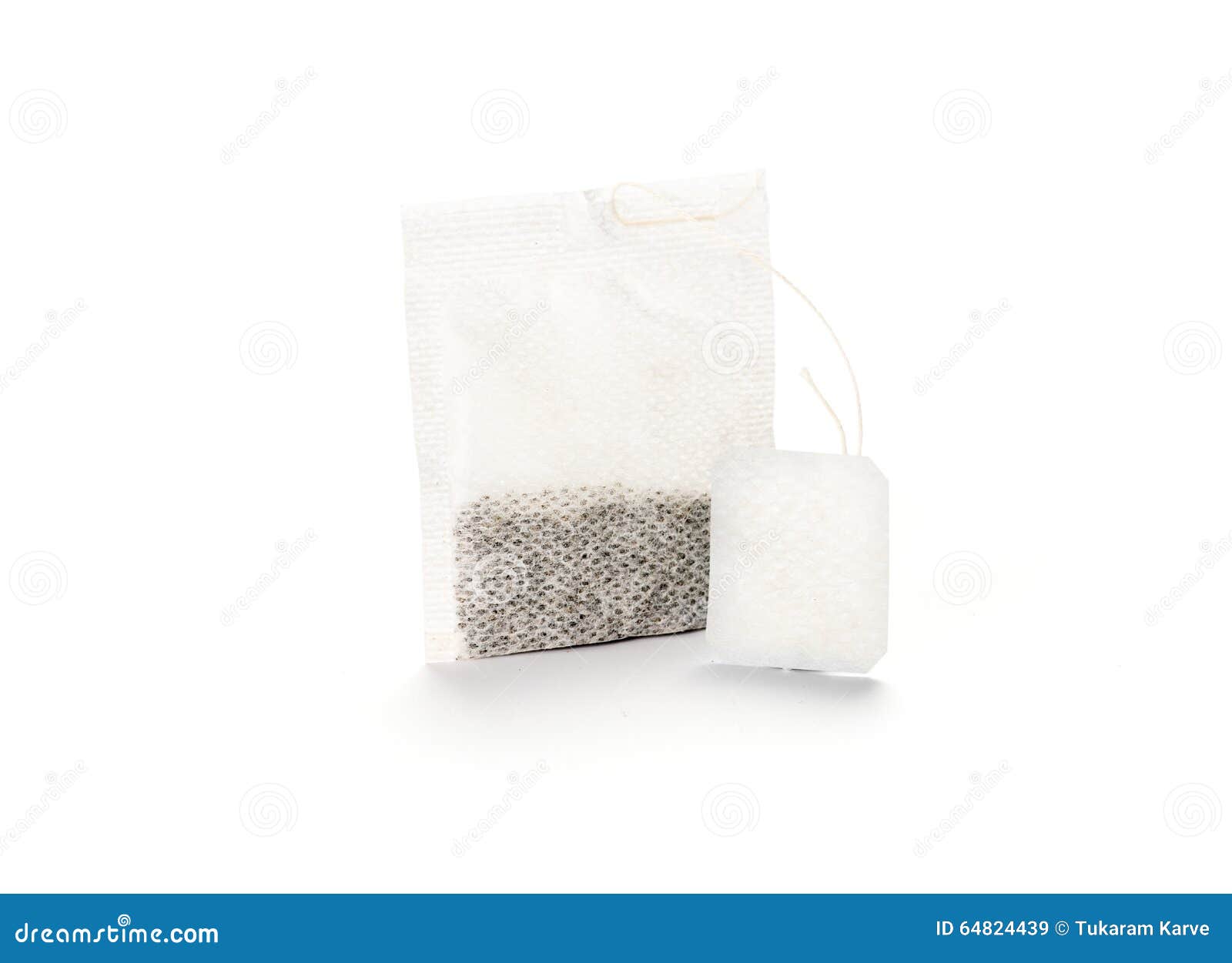 Teabag stock image. Image of object, paper, single, drink - 64824439