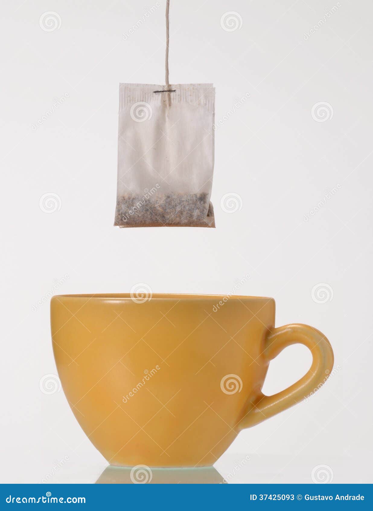 Teabag. stock image. Image of food, symbol, hanging, herbal - 37425093