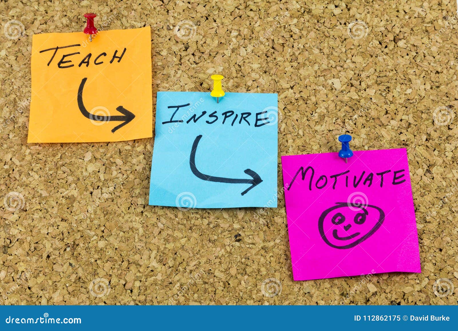 Teach Inspire Motivate Inspiration Stock Image - Image of motivate ...