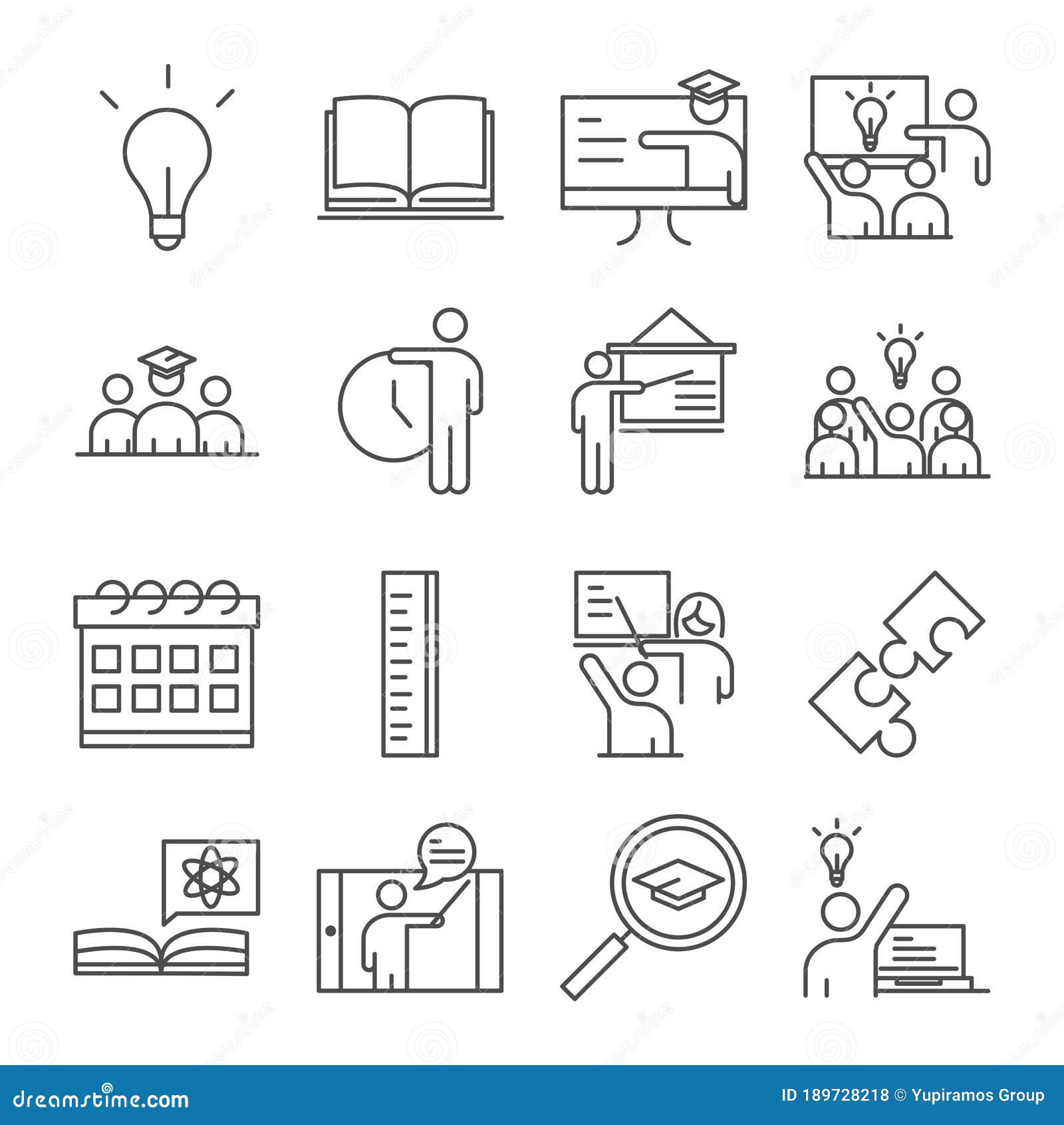 Learn Icons Line Stock Illustrations – 7,274 Learn Icons Line Stock ...