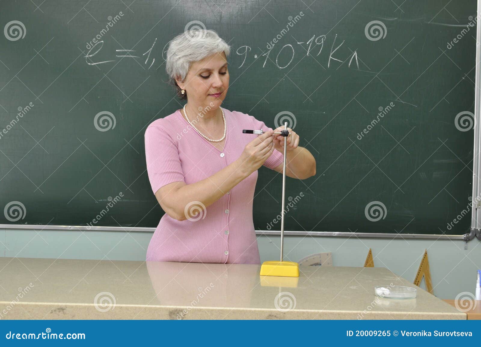 Teacher stock image. Image of discussion, blackboard - 20009265