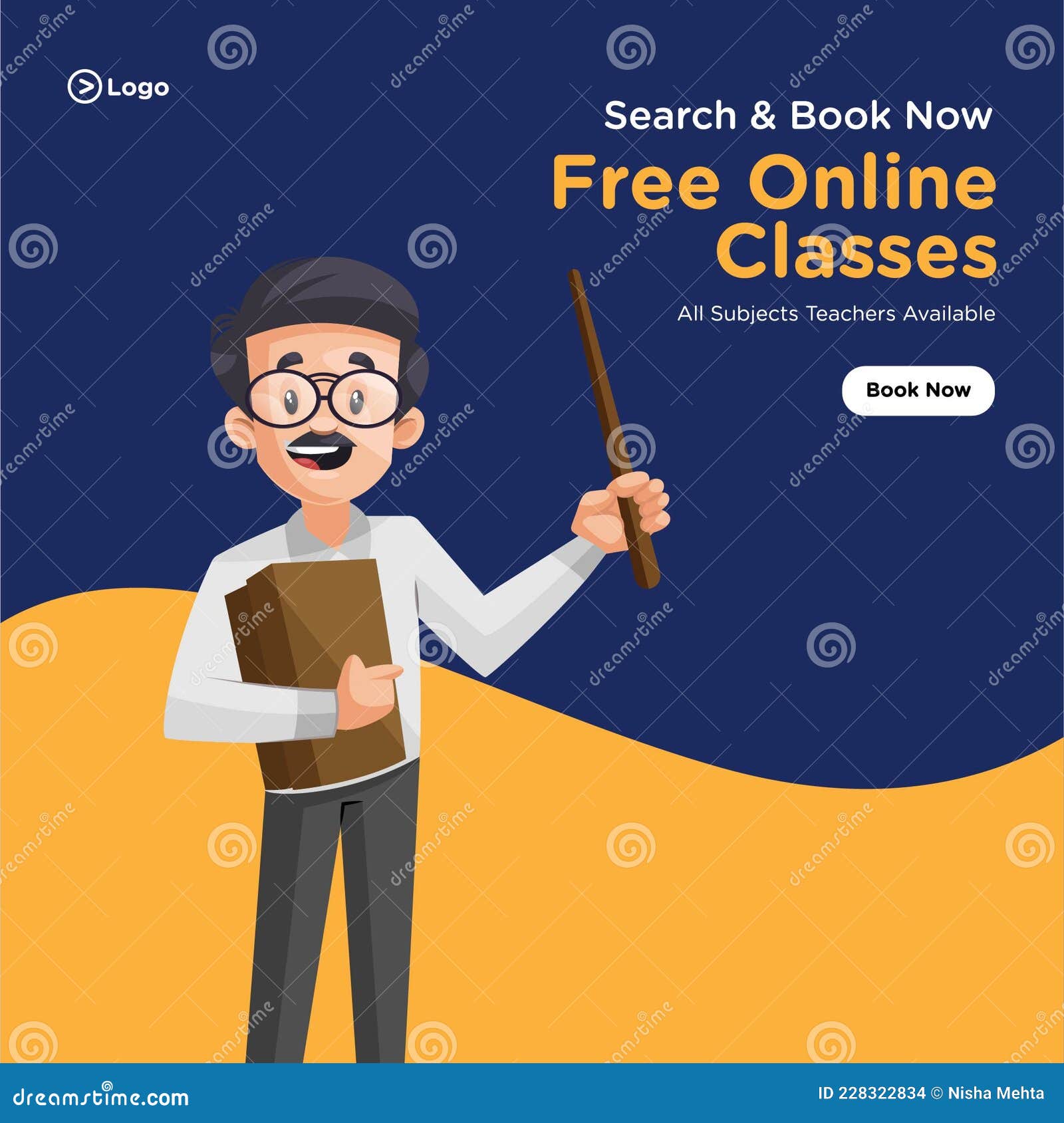 Free Online Classes of Banner Design Stock Vector - Illustration of ...