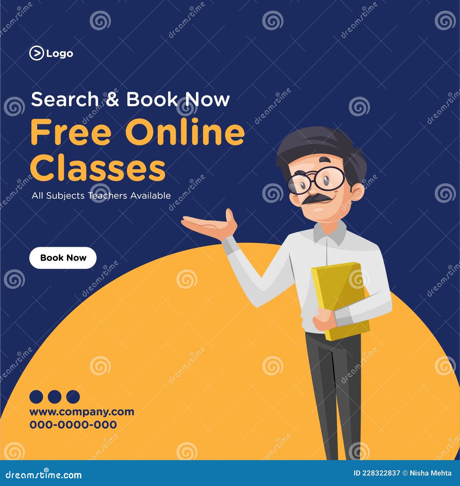 Free Online Classes of Banner Design Stock Vector - Illustration of ...