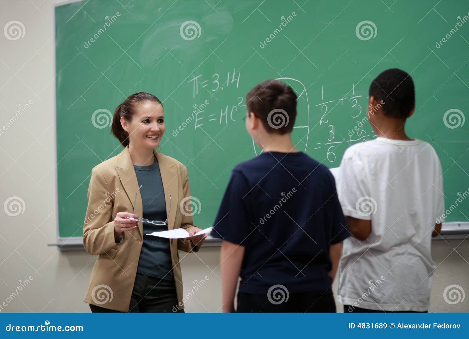 Teacher stock image. Image of instructor, child, building - 4831689
