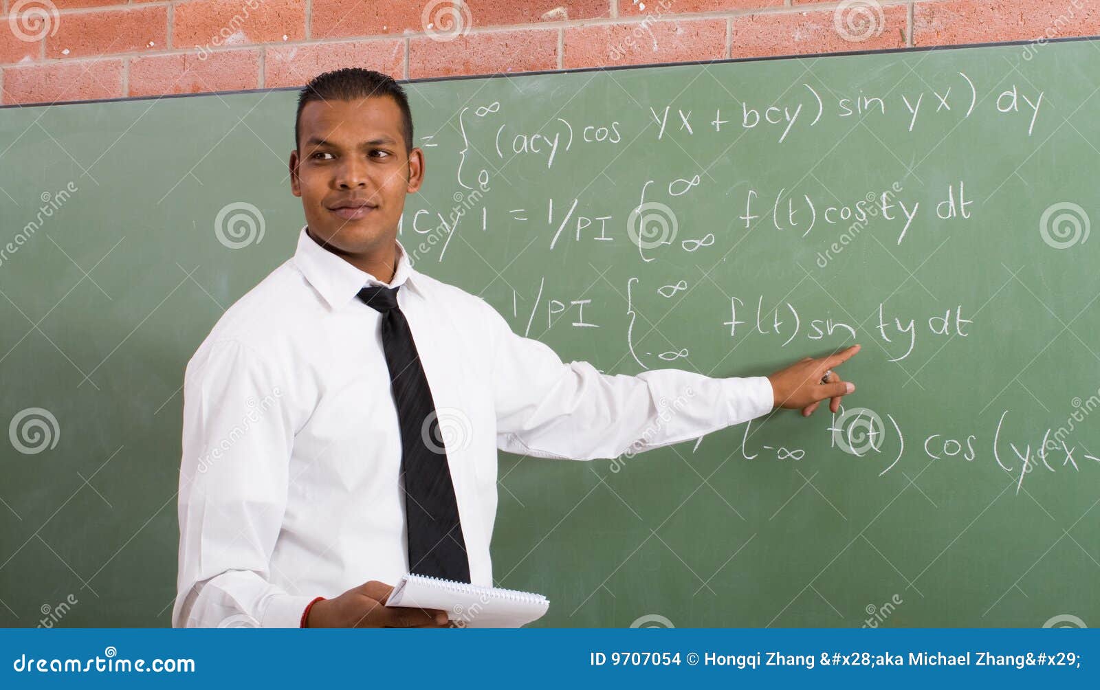 Teacher stock photo. Image of indian, blackboard, mathematics - 9707054